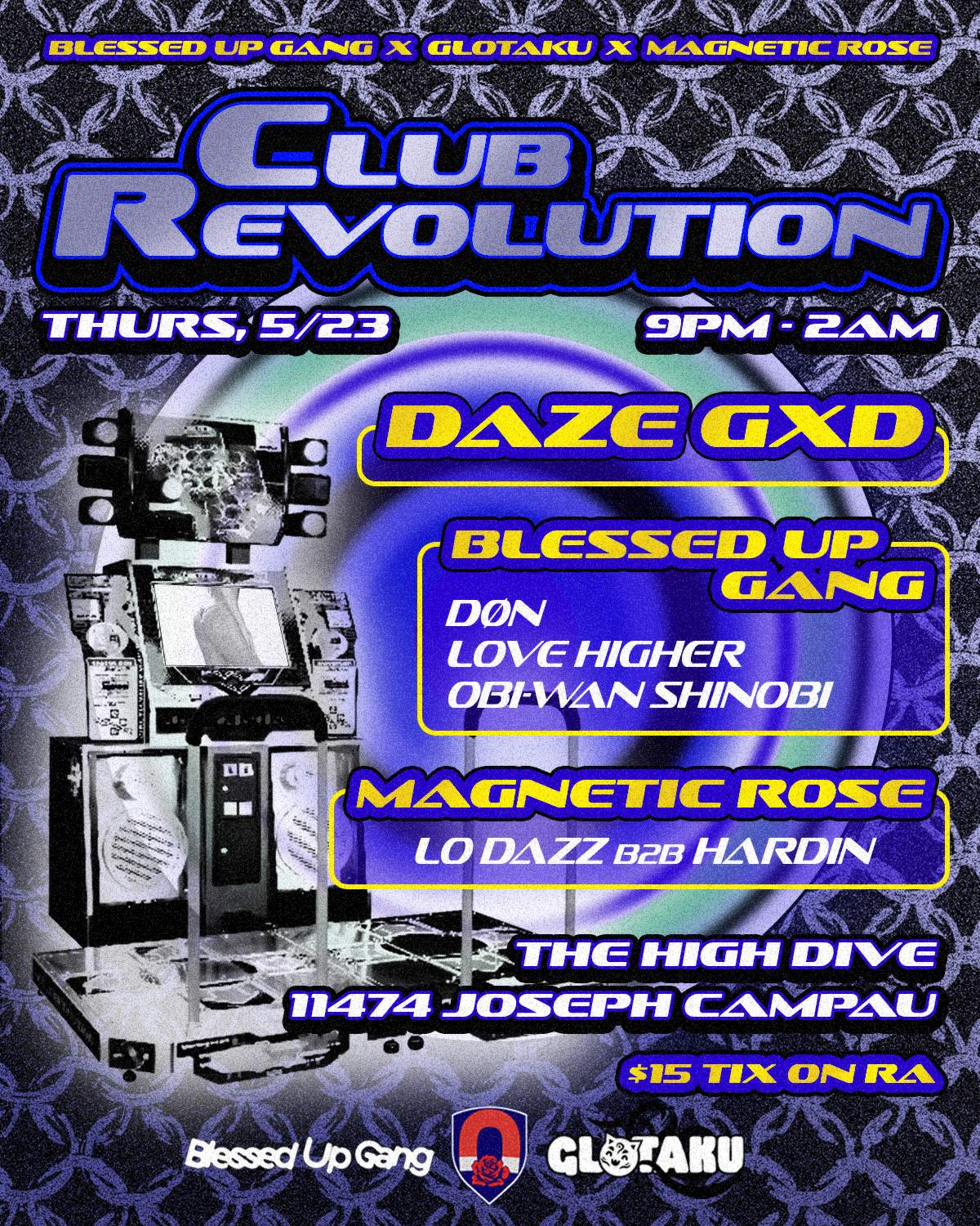 Club Revolution: Movement Pre-Party at The High Dive, Detroit