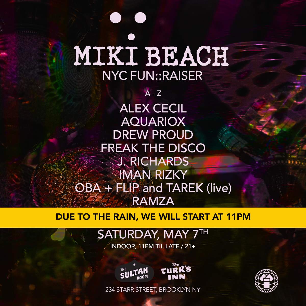 Miki Beach NYC 'FunRaiser' bei The Sultan Room, New York City