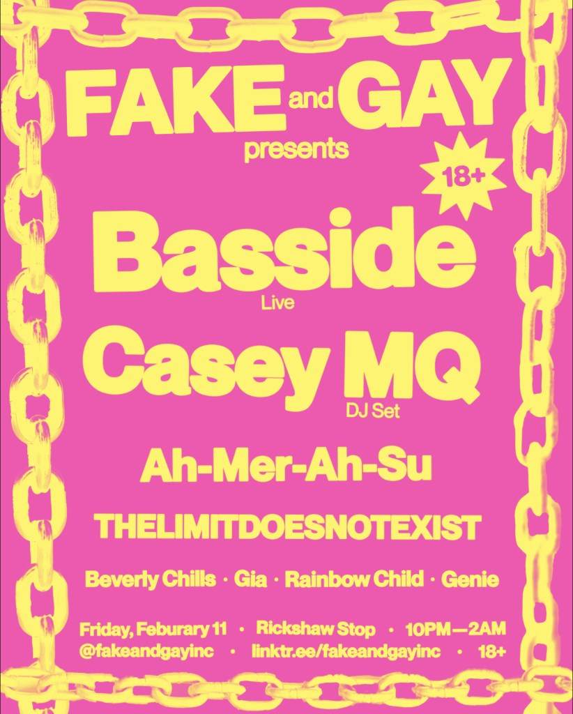 Fake and GAY: Basside + Casey MQ at Rickshaw Stop, San Francisco/Oakland