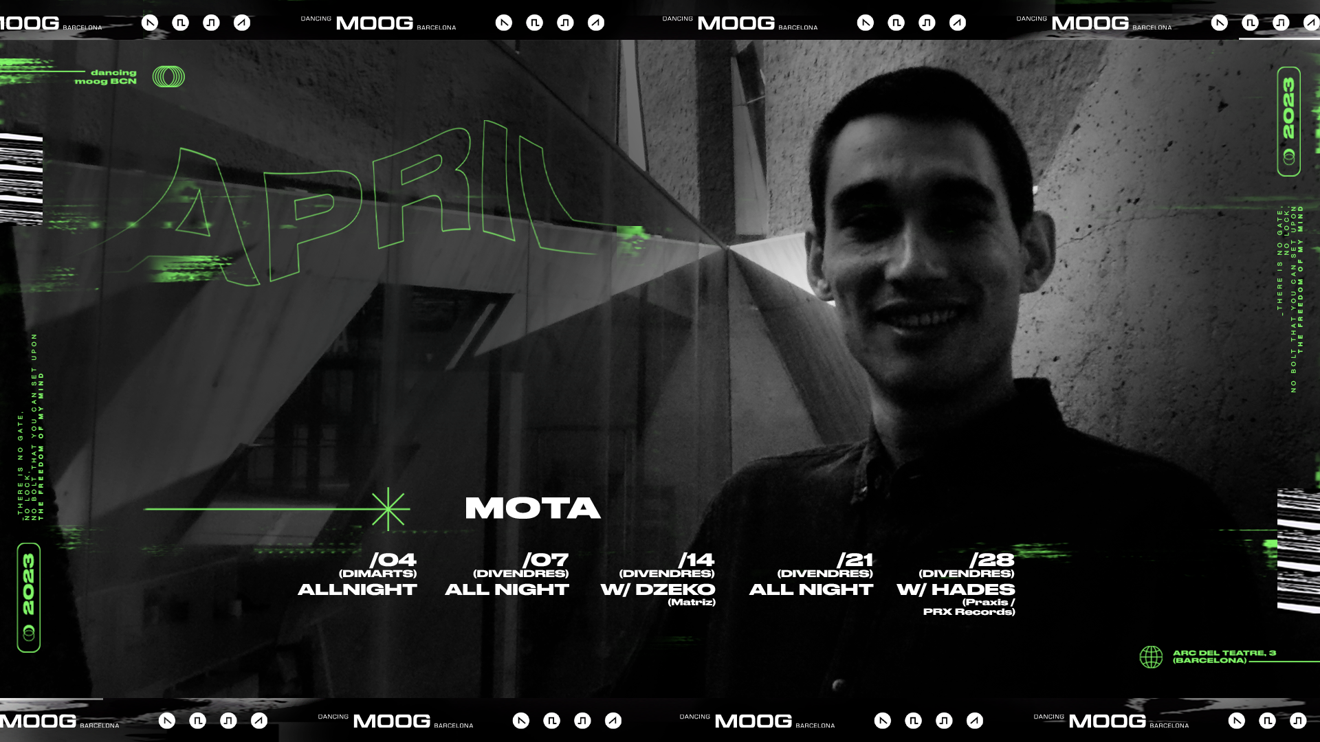 MOTA (MOOG Club) at Moog Club, Barcelona