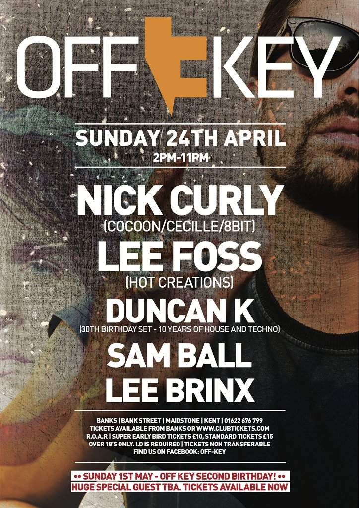 Off Key presents Nick Curly & Lee Foss a Banks, South + East
