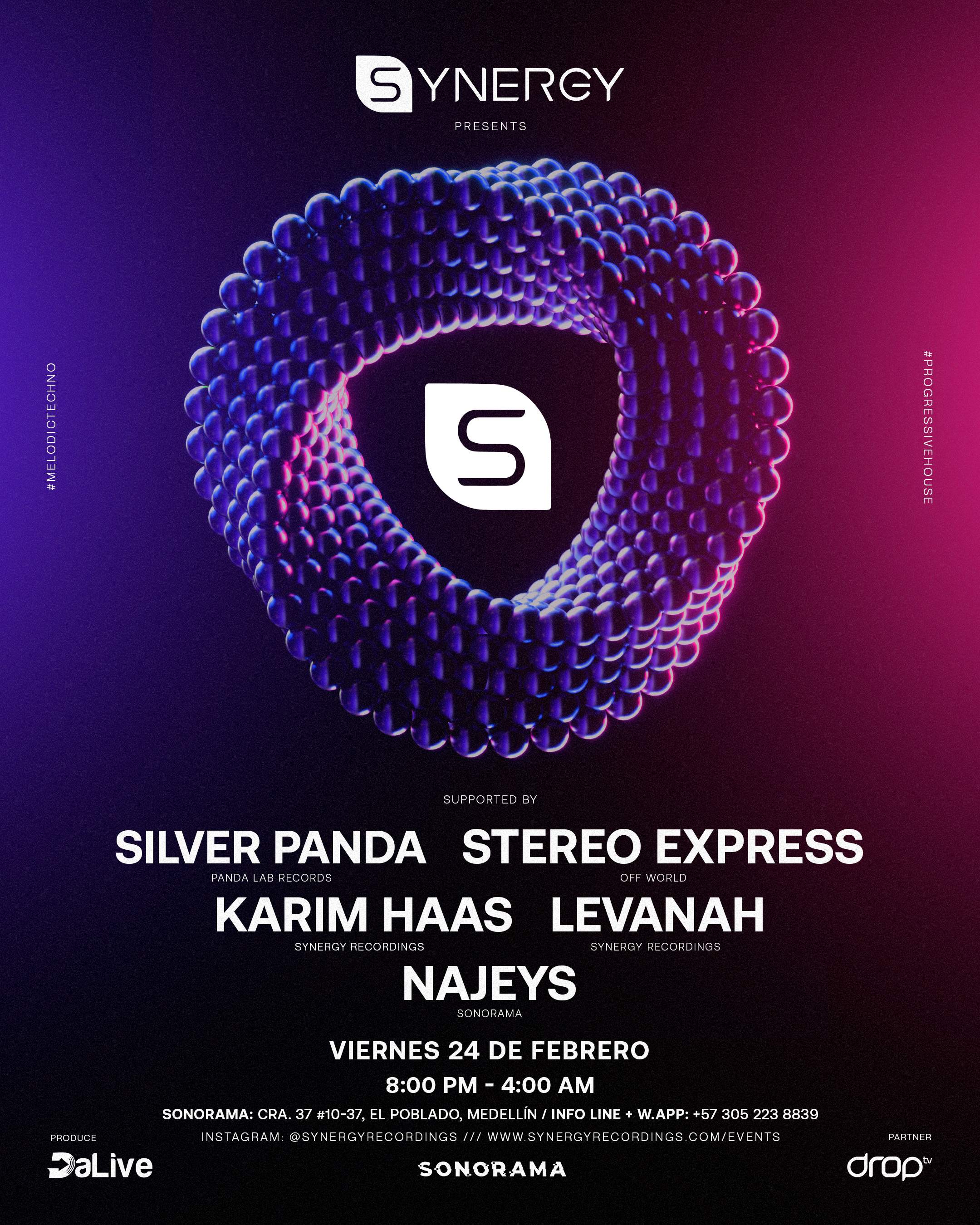 Synergy presents: Silver Panda and Stereo Express at Sonorama, Medellin