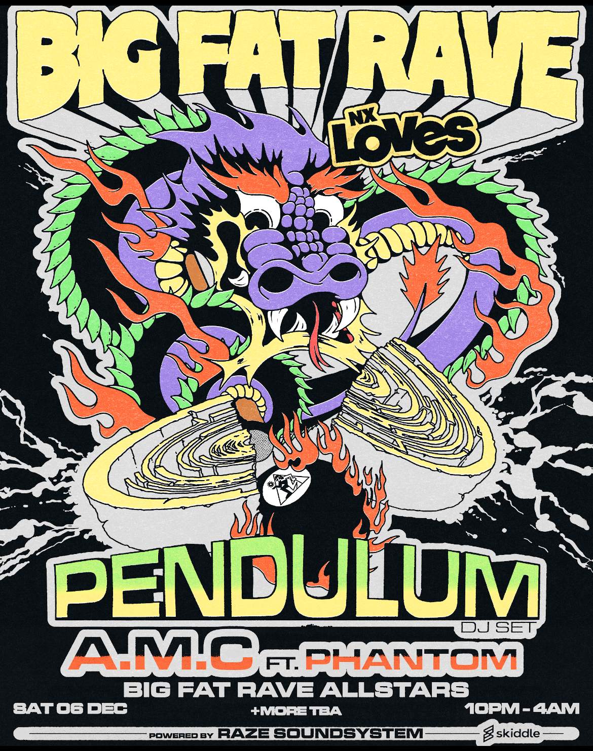 Big Fat Rave: Pendulum (DJ Set), A.M.C, Phantom+ more at NX Newcastle ...