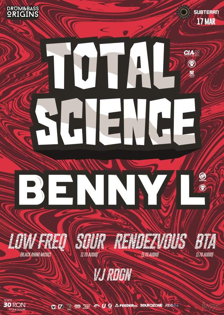 Total Science (UK) & Benny L (UK) / presented by Drum&Bass Origins en ...