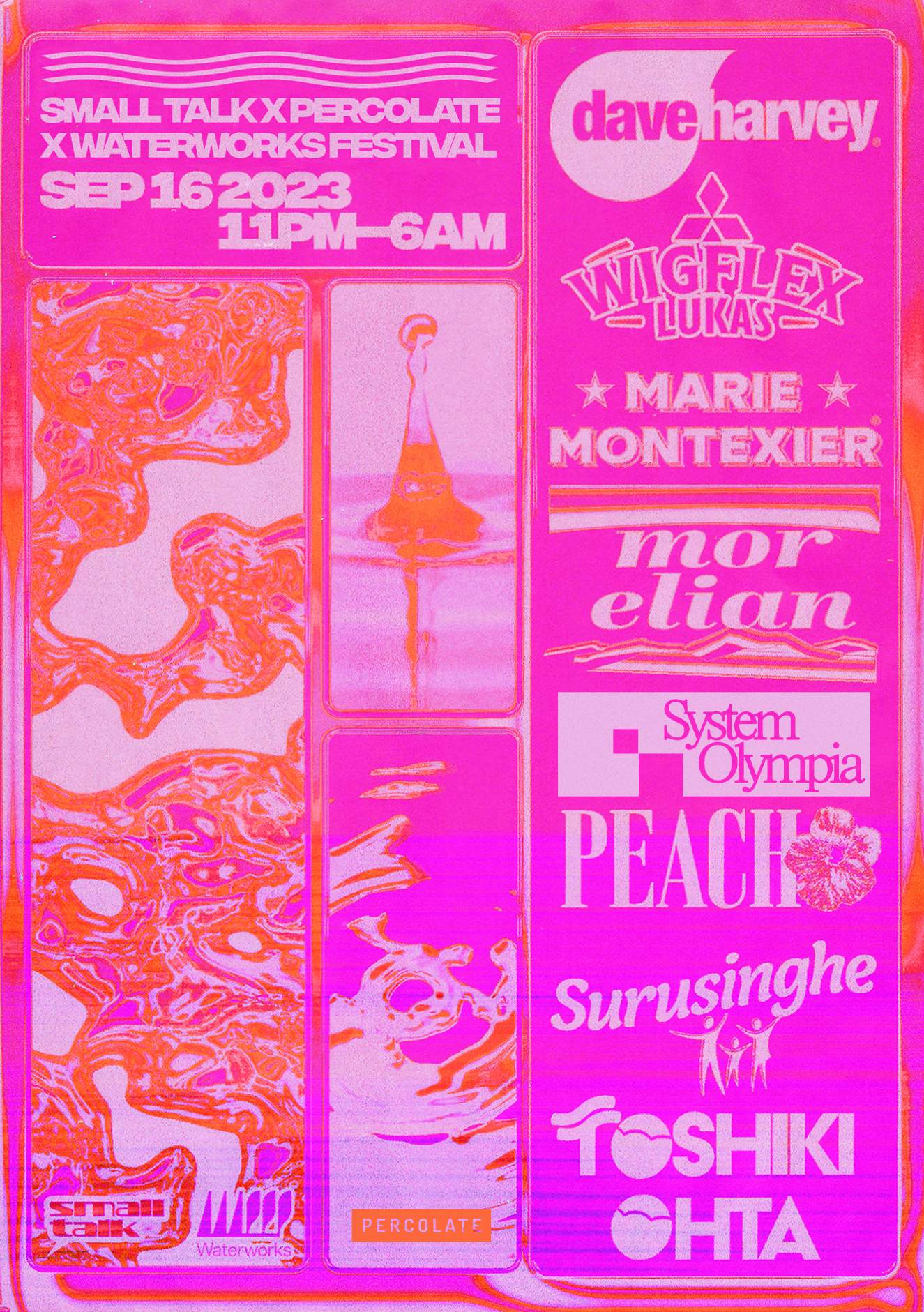 Small Talk x Percolate x Waterworks Festival with Peach, Marie ...