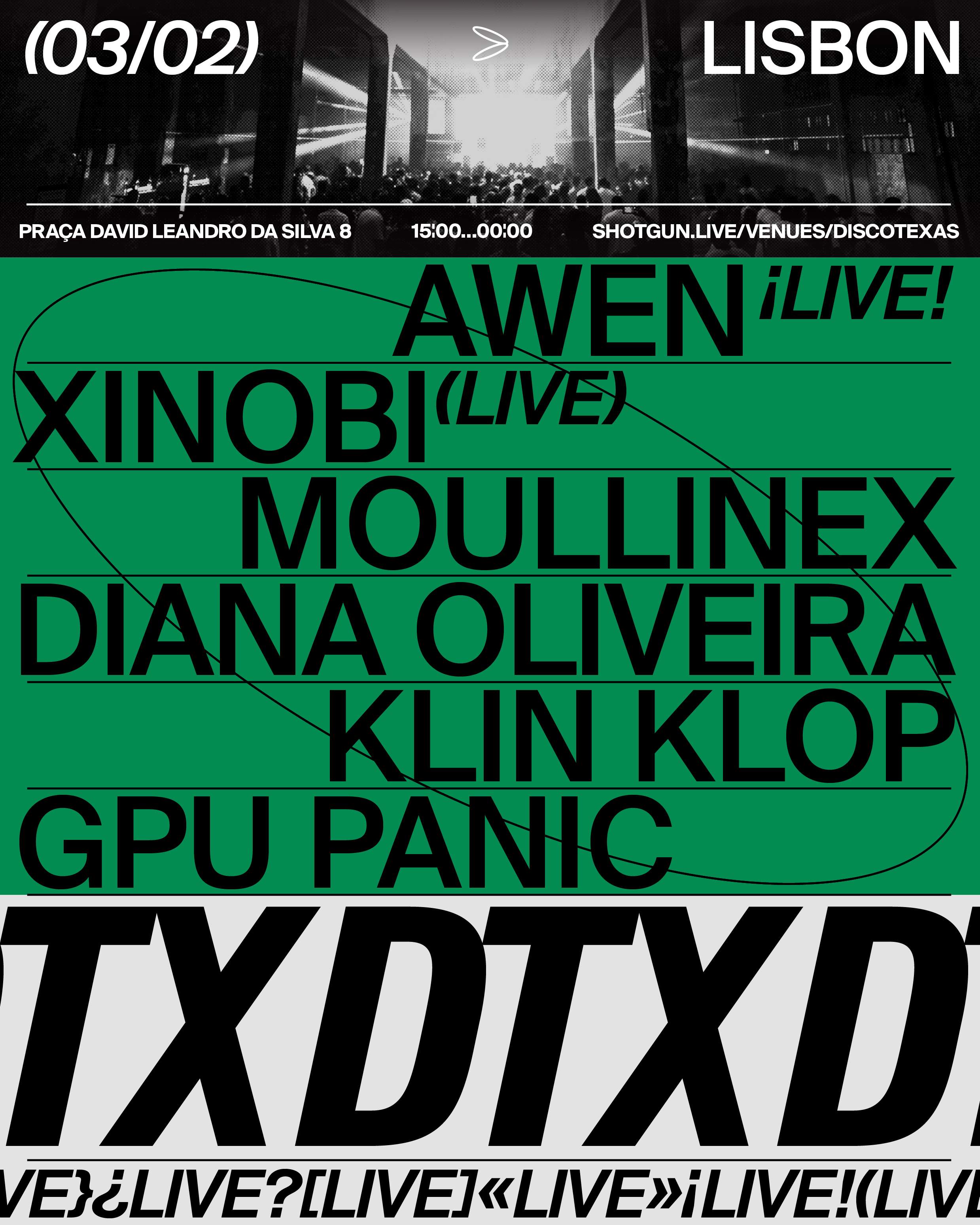 DTX LIVE at 8 Marvila, Lisbon