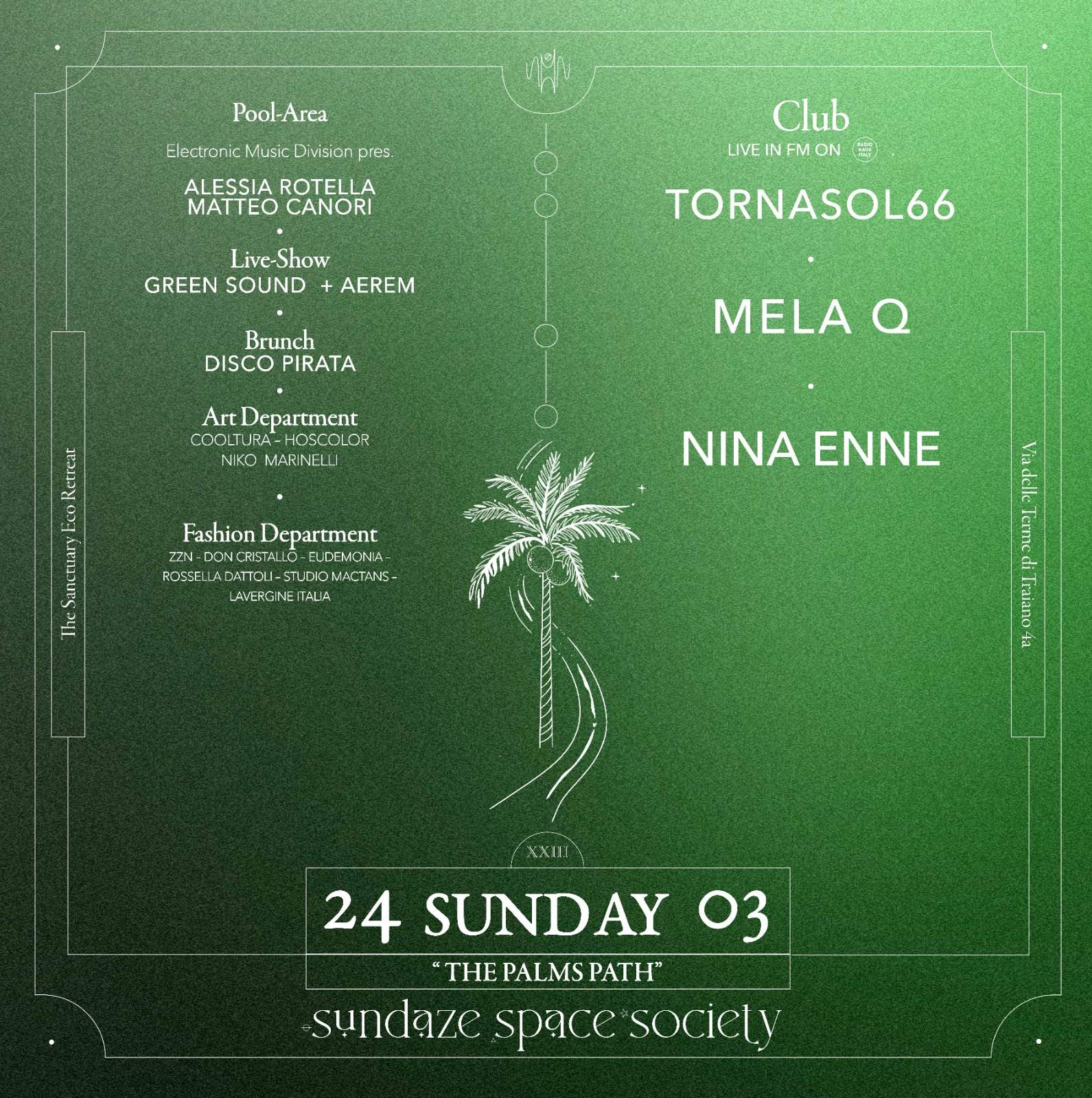 SUNDAZE SPACE SOCIETY at The Sanctuary Eco Retreat, Rome