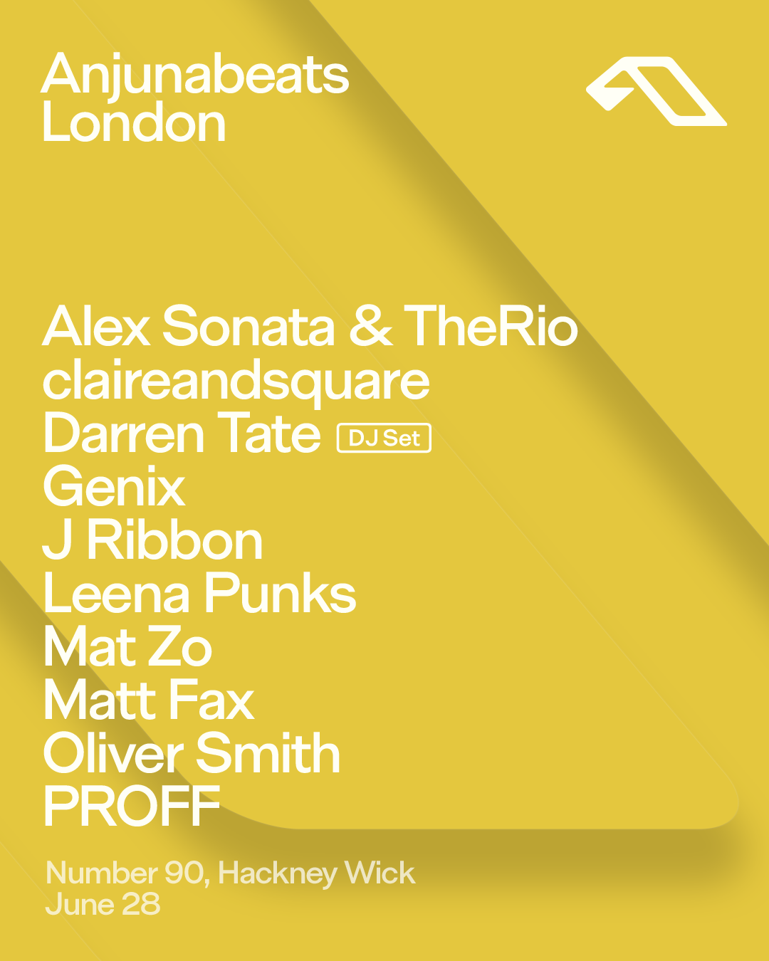 Anjunabeats London at NUMBER 90 LONDON, London