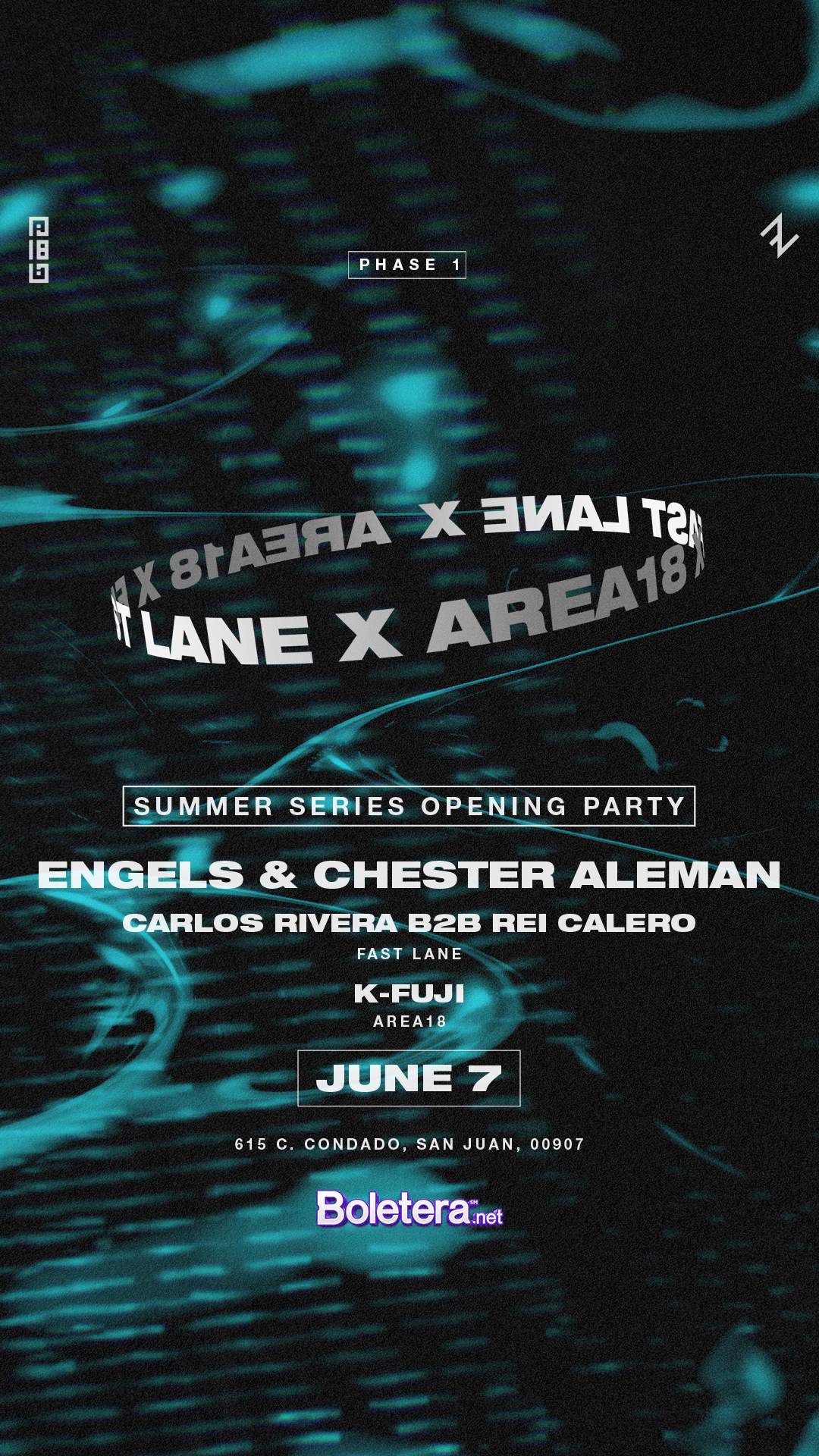 Fast Lane & Area18 Summer of 24 at Area18, Puerto Rico