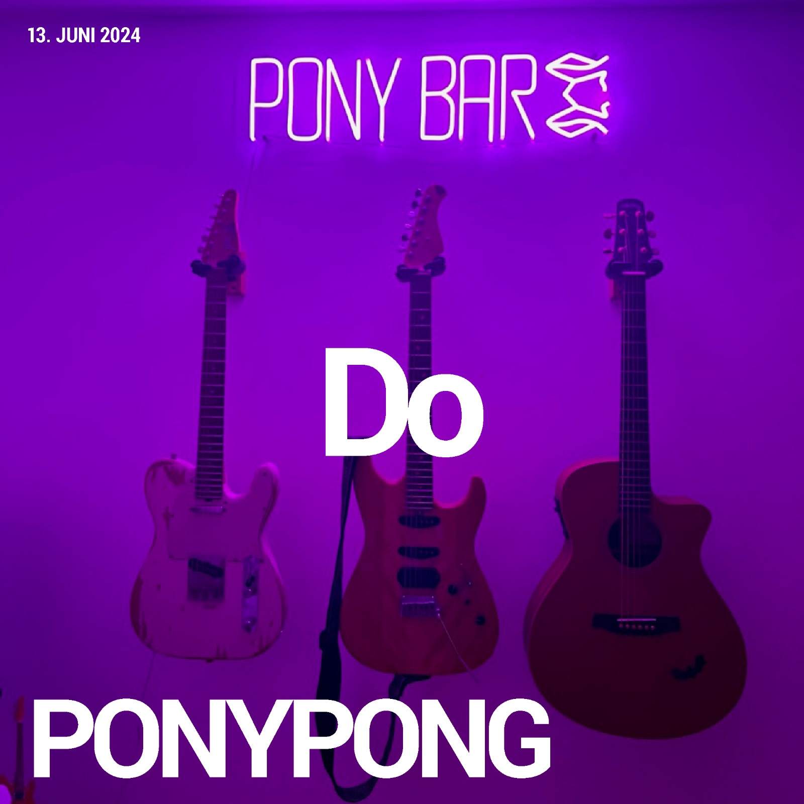 Pony Pong: Techno Table Tennis/ Techno Tischtennis at Pony Bar, Hamburg