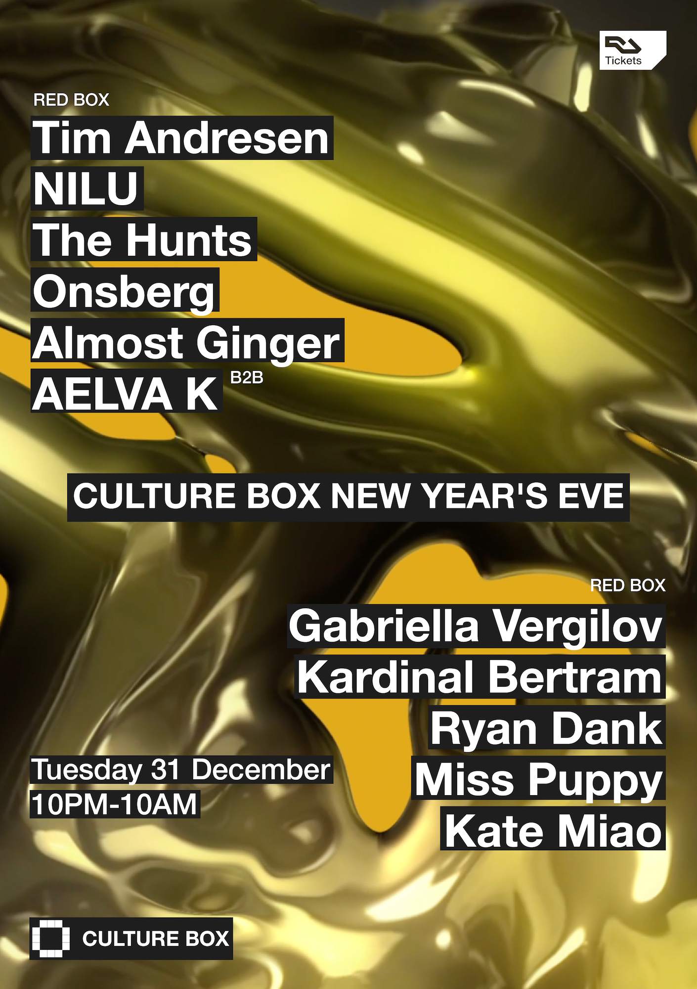 Culture Box New Year's Eve at Culture Box, Copenhagen