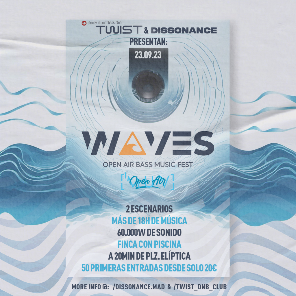 WAVES BASS OPEN AIR FEST at TBA - Madrid, Madrid