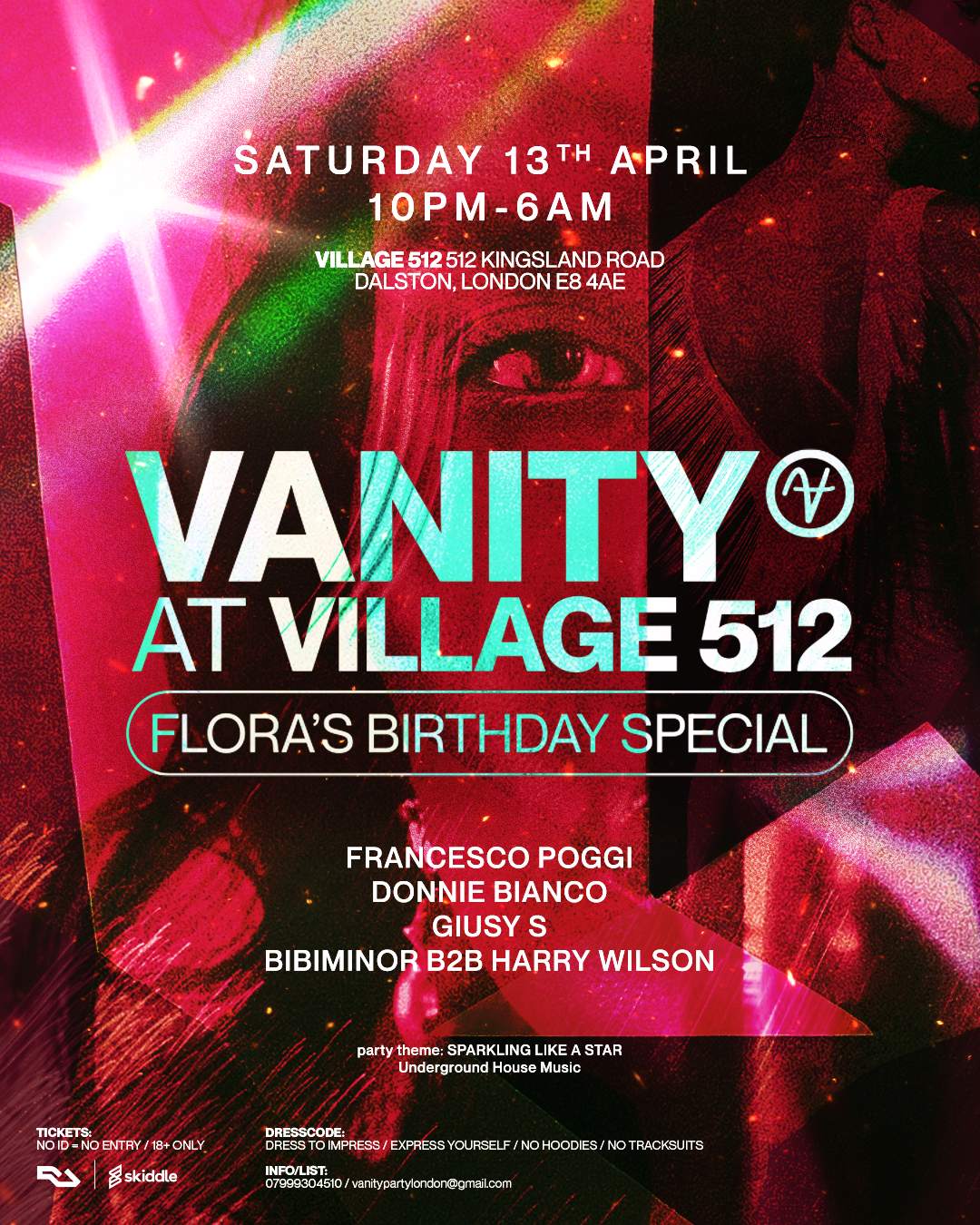 VANITY Flora's birthday special edition, party theme: 'Sparkling like a ...