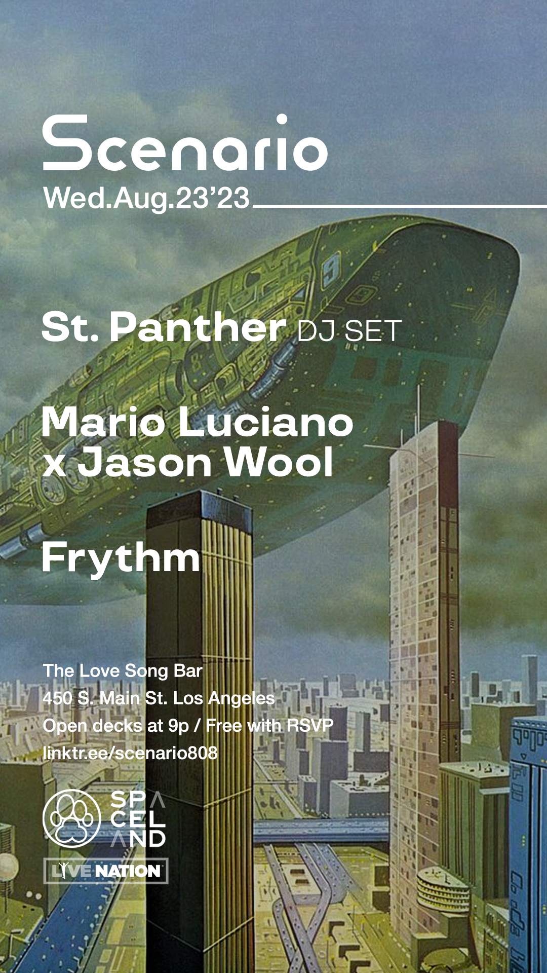Scenario - St. Panther, Mario Luciano x Jason Wool, Frythm at The Love ...