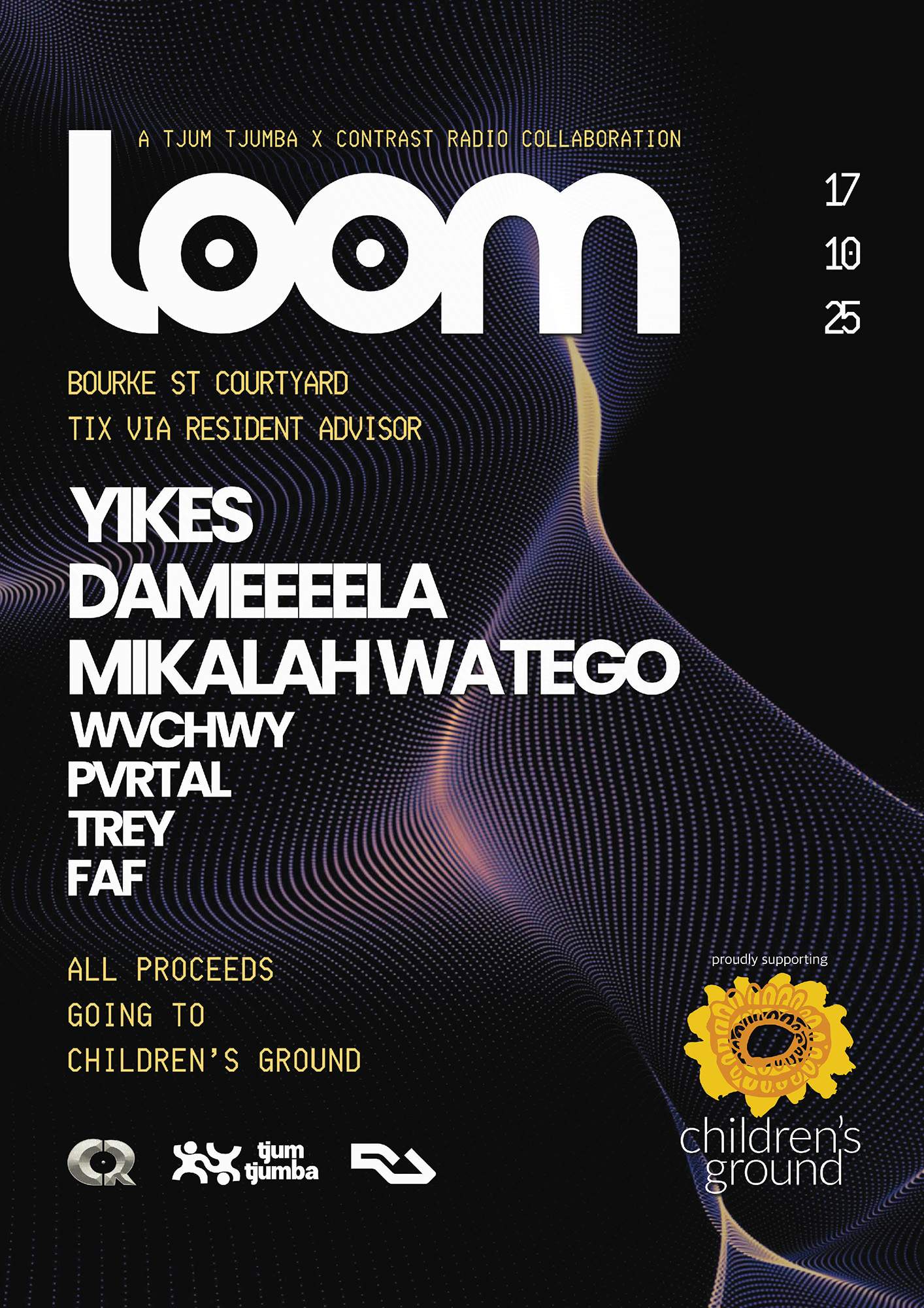 LOOM feat. Yikes, dameeeela & Mikalah Watego – proudly supporting Children's Ground at Bourke ...