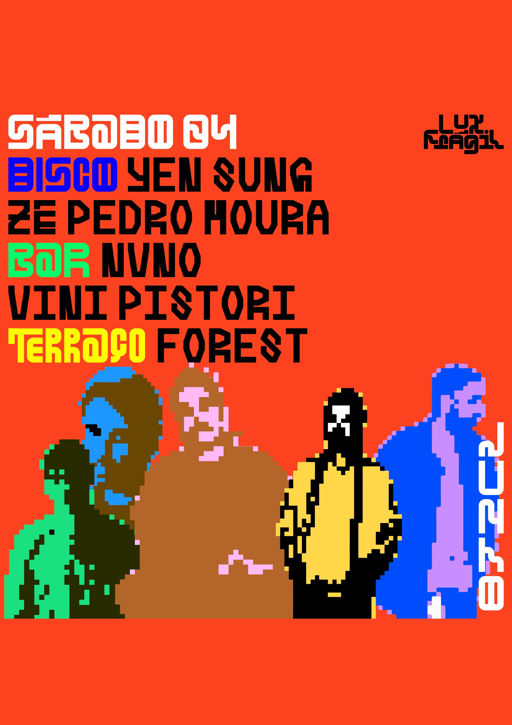 Yen Sung x Zé Pedro Moura x NVNO x Vini Pistori x Forest at Lux Fragil ...