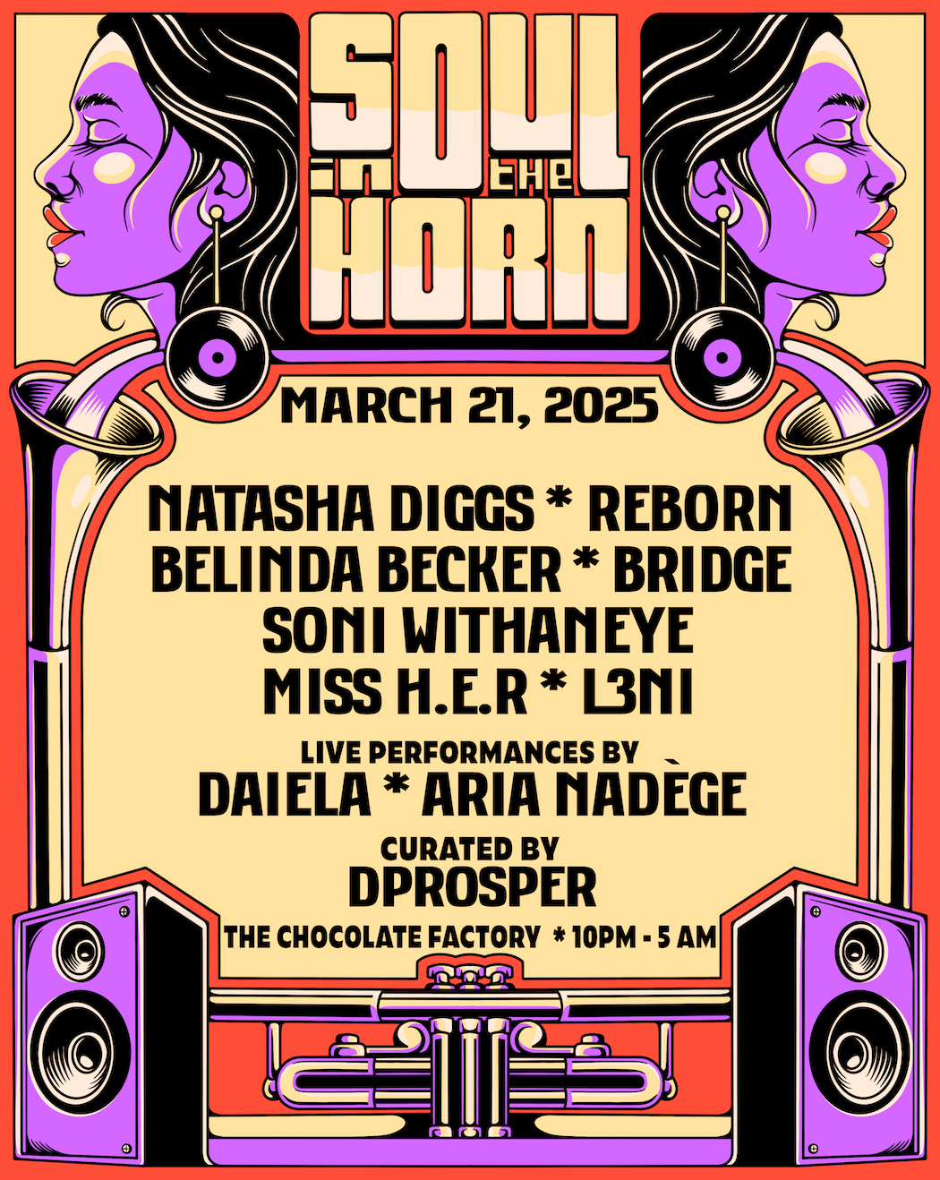 Soul in the Horn with Natasha Diggs at The Chocolate Factory, New York City