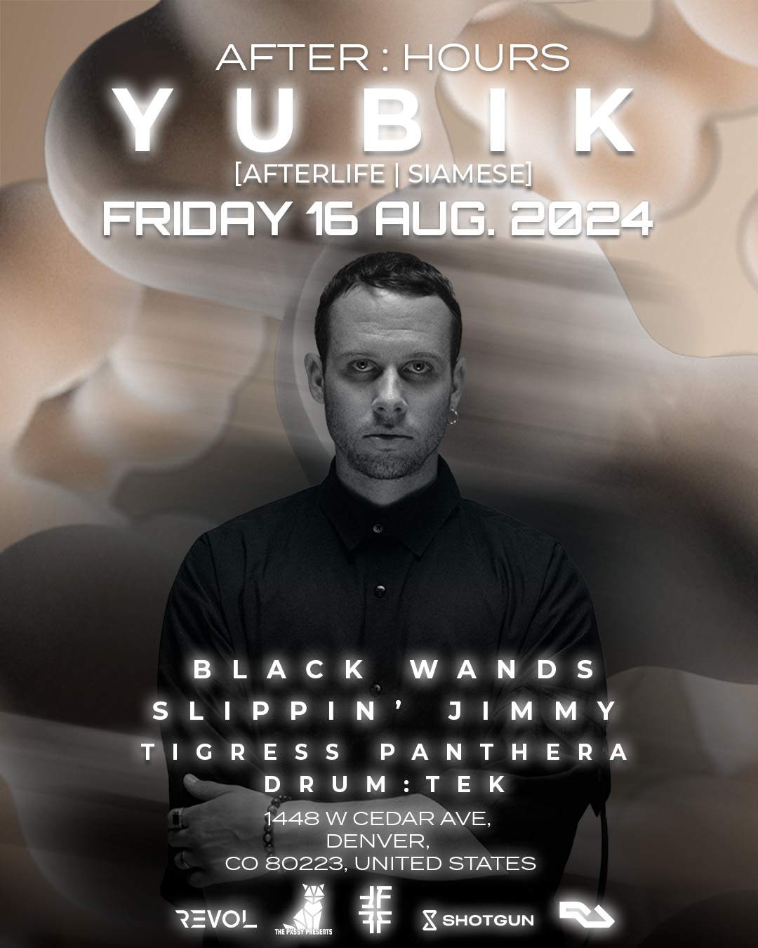 AFTER: HOURS FEAT. Yubik ( AFTERLIFE - SIAMESE ) at TBA, Denver