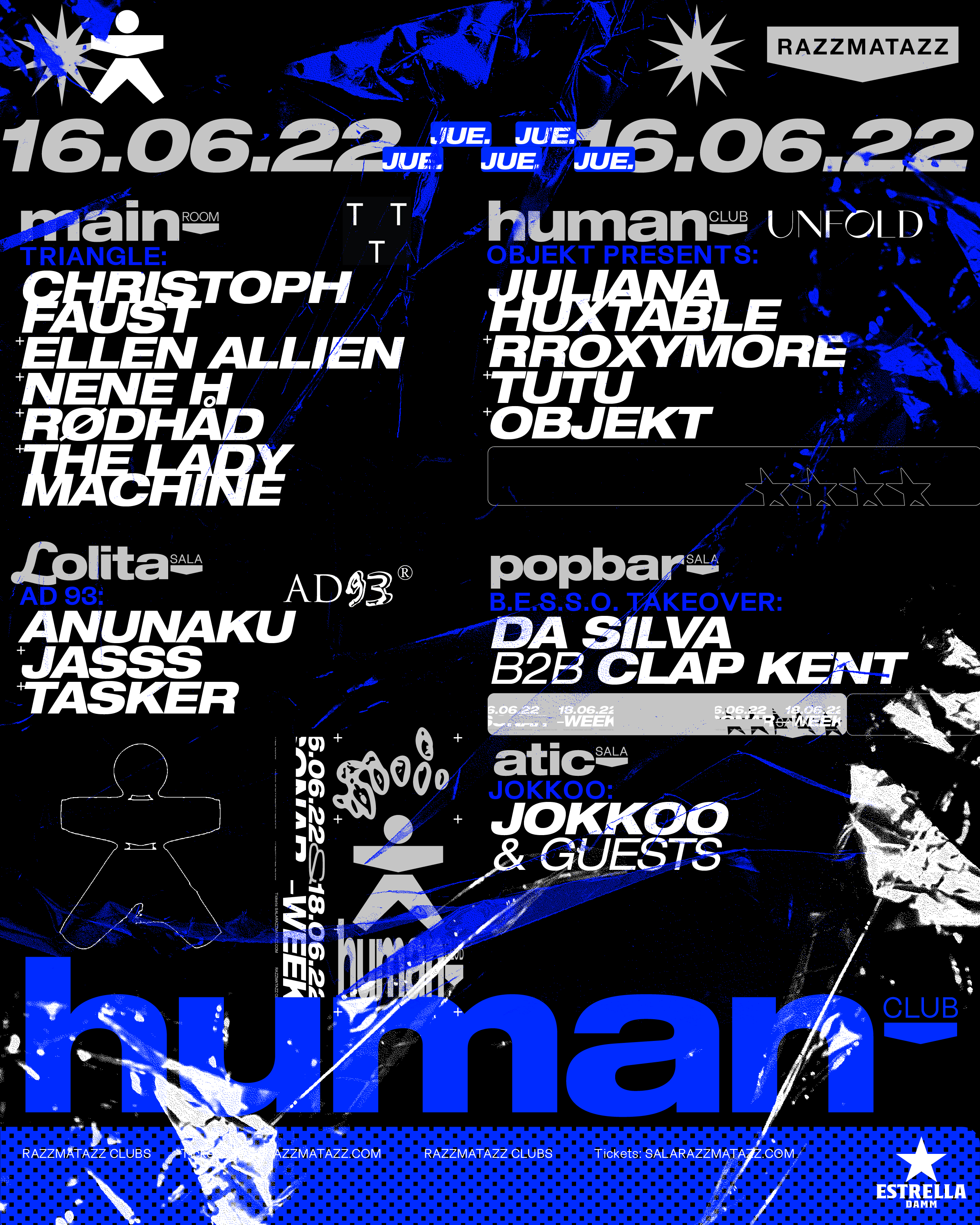 HUMAN presents: Rødhåd, Ellen Allien, JULIANA HUXTABLE, rRoxymore at ...