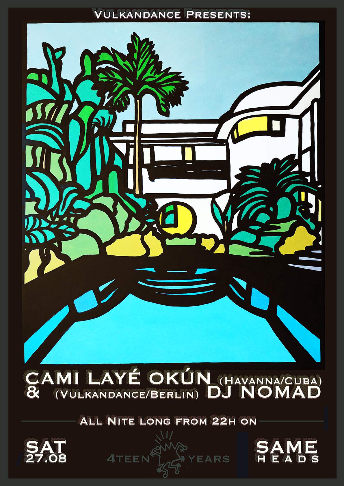 14 years VULKANDANCE with Cami Layé Okún & DJ Nomad at Sameheads, Berlin