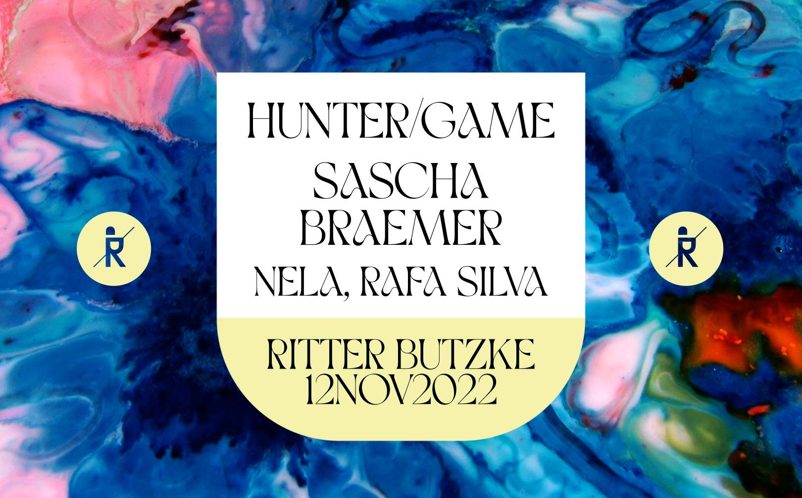 Hunter/Game & Sascha Braemer at Ritter Butzke, Berlin