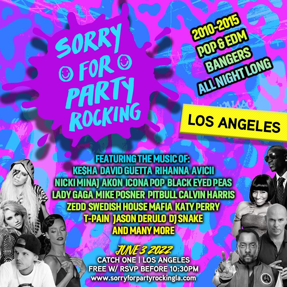 Sorry For Party Rocking at Catch One, Los Angeles