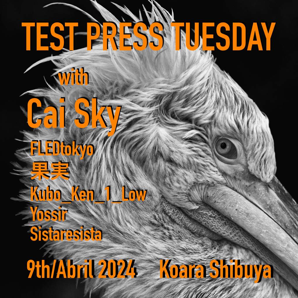 TEST PRESS TUESDAY at Koara, Tokyo