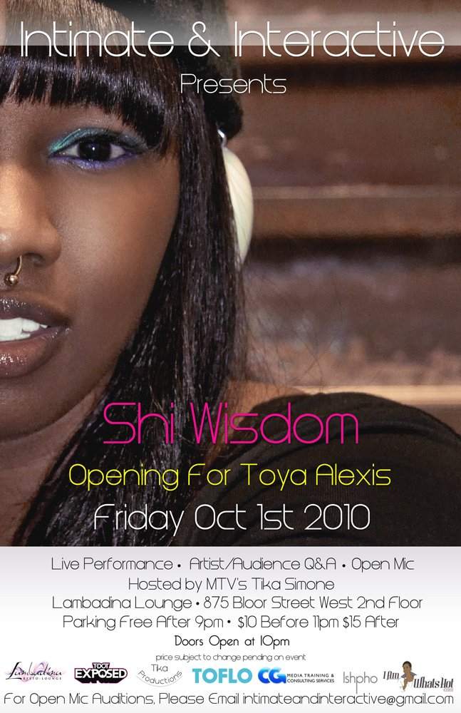 Toya Alexis at Intimate & Interactive Open Mic bij Lambadina Lounge ...