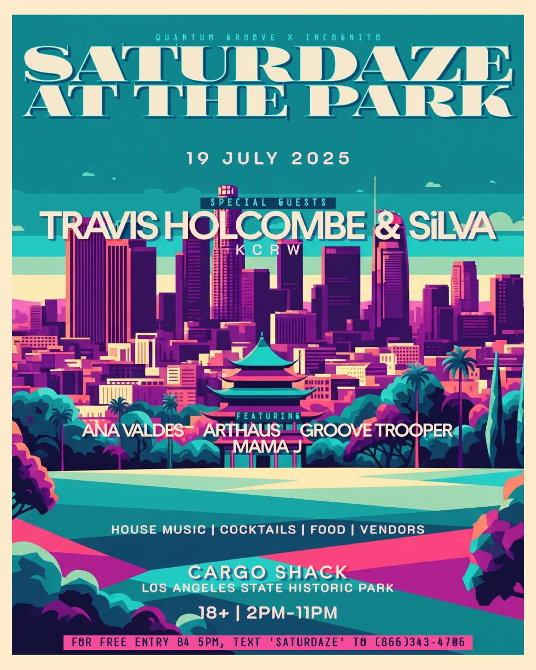 [Launch Party] Saturdaze at the Park with KCRW's Travis Holcombe ...