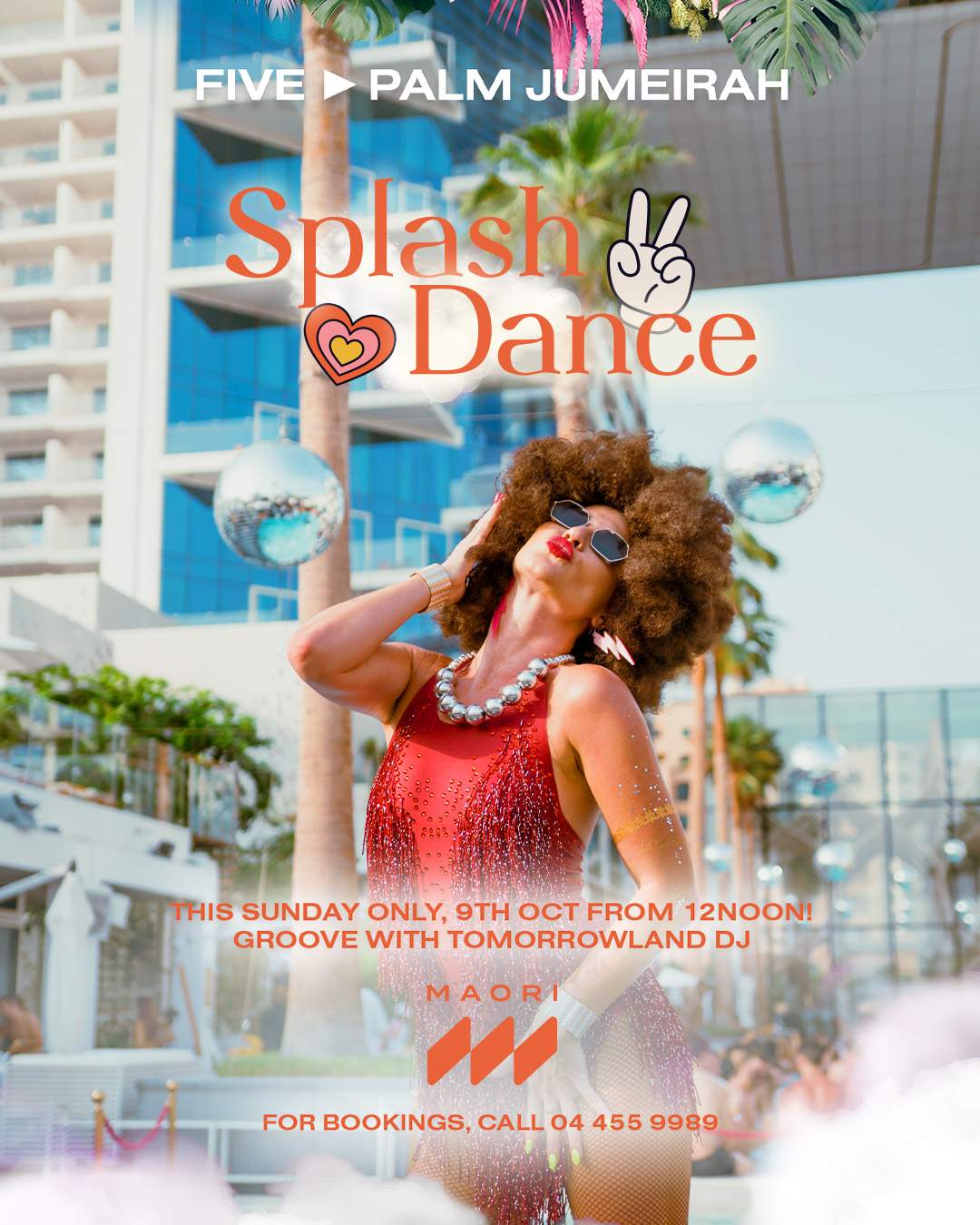 Splash Dance presents Tomorrowland DJ Maori bei FIVE Palm Jumeirah Dubai, Dubai