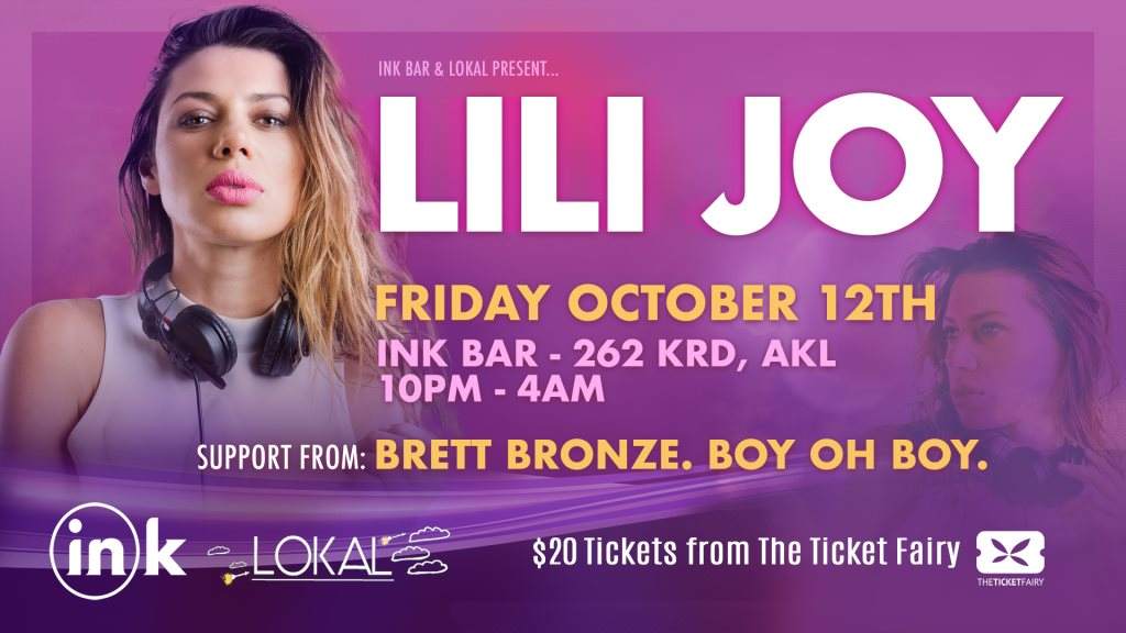 Lili Joy - Auckland at Ink Bar, Auckland