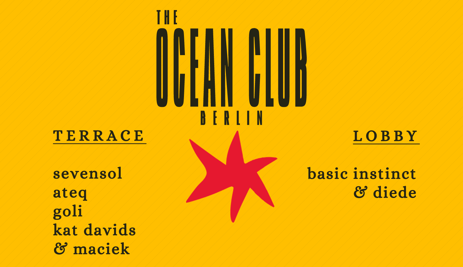 [Open Air] Vertere Berlin pres. The Ocean Club en OXI, Berlín