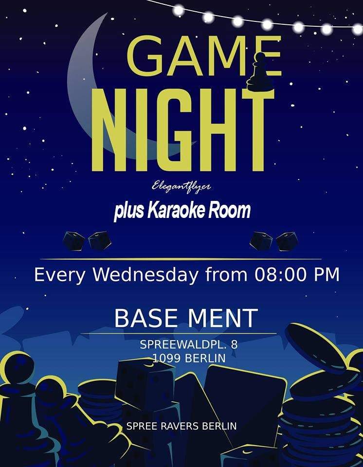 Social Game Night & Karaoke // Free Entry at Spree Ravers Berlin, Berlin