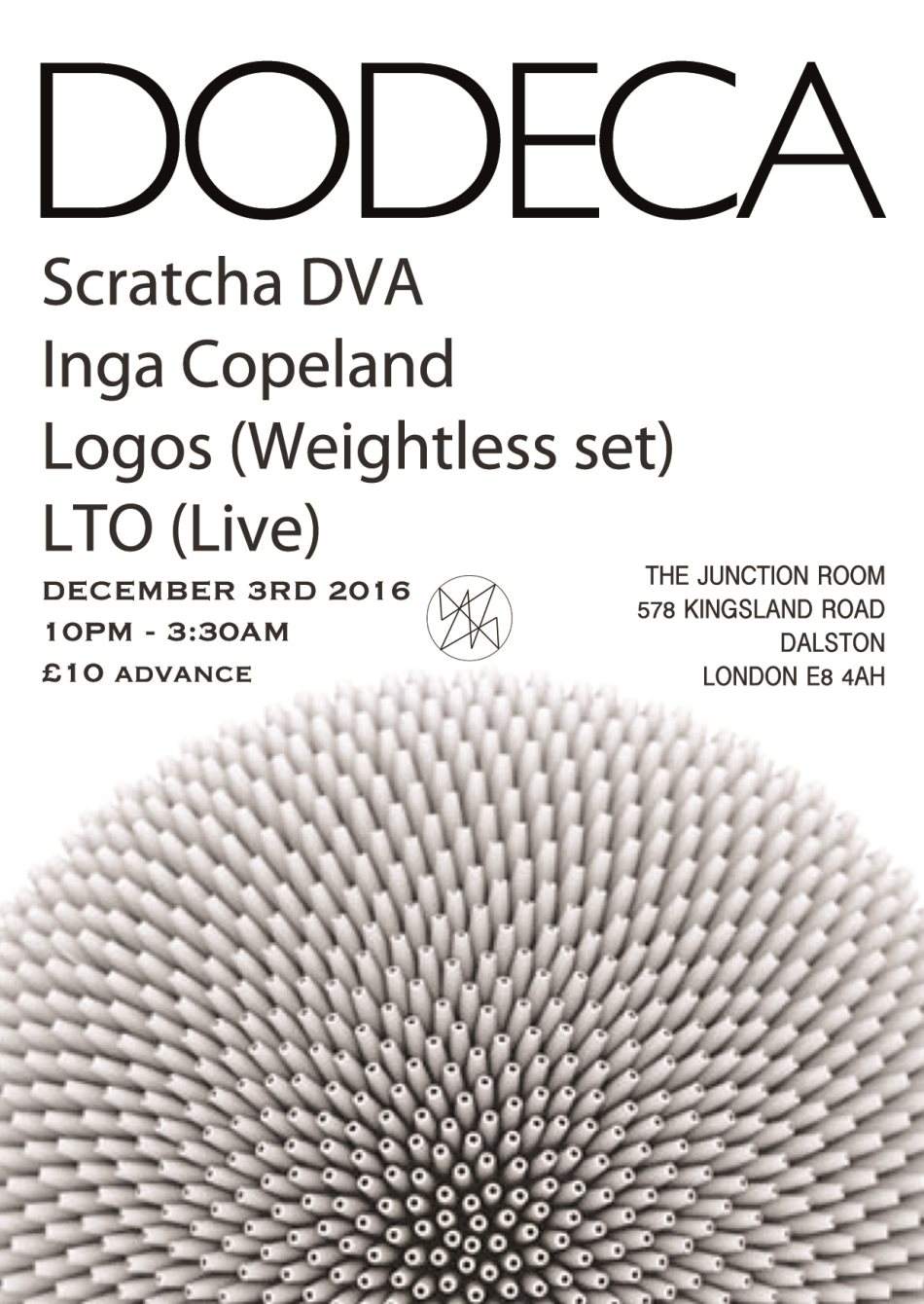 Dodeca presents Scratcha DVA, Inga Copeland, Logos, LTO at Junction ...