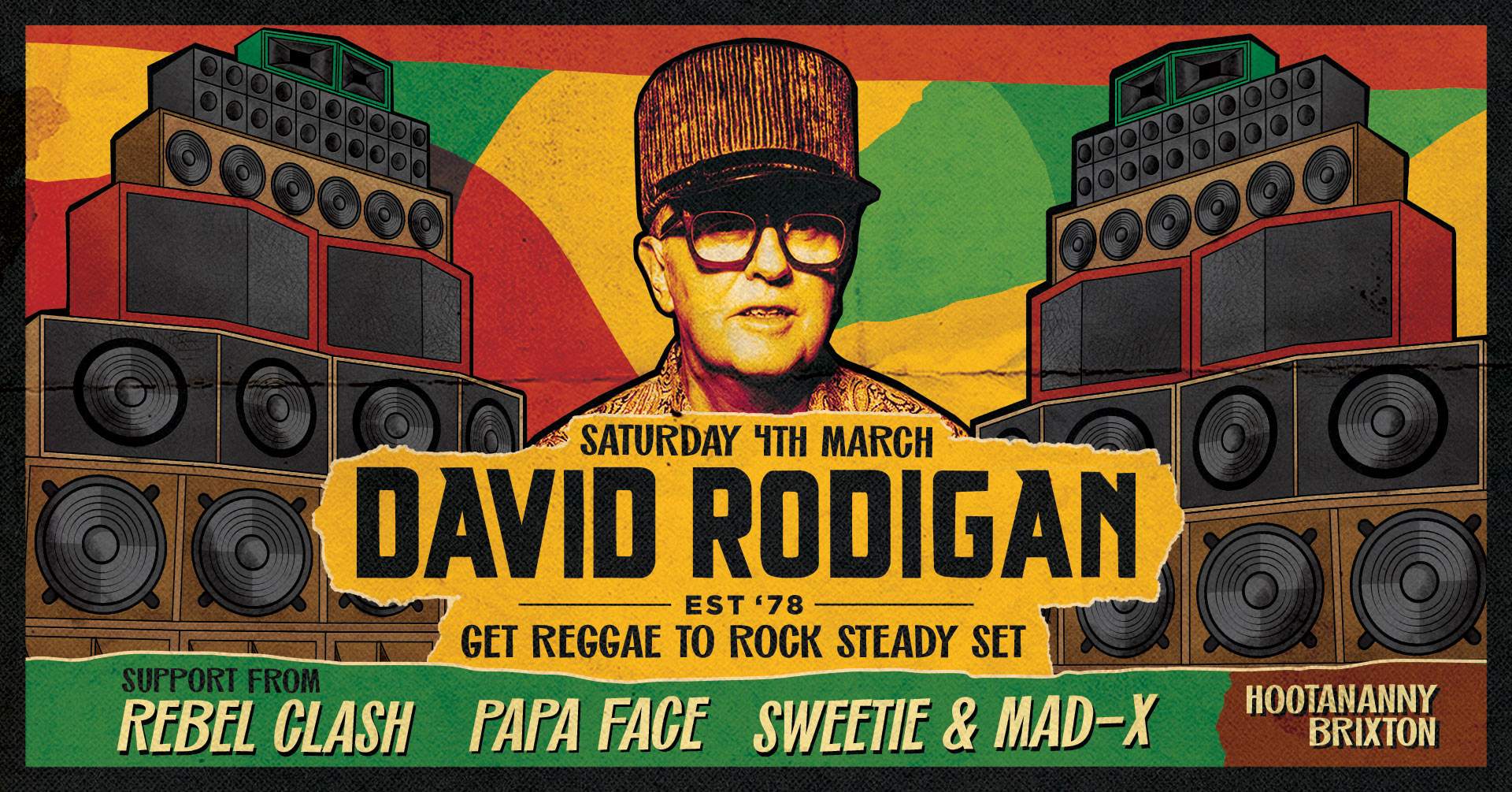 David Rodigan: Get Ready to Rock Steady at Hootananny Brixton, London