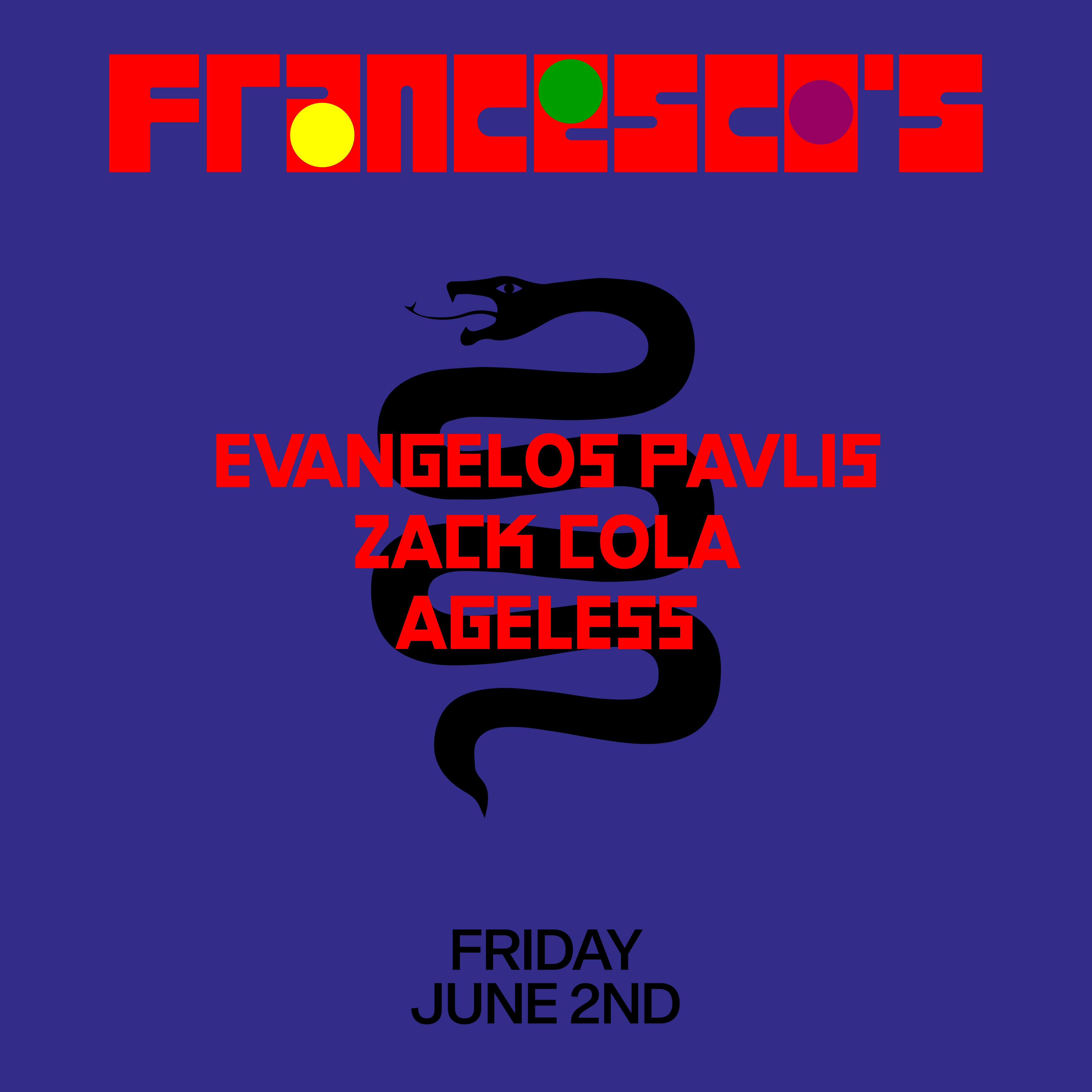Evangelos Pavlis, Zack Cola, Ageless at Francesco's Montreal, Montreal