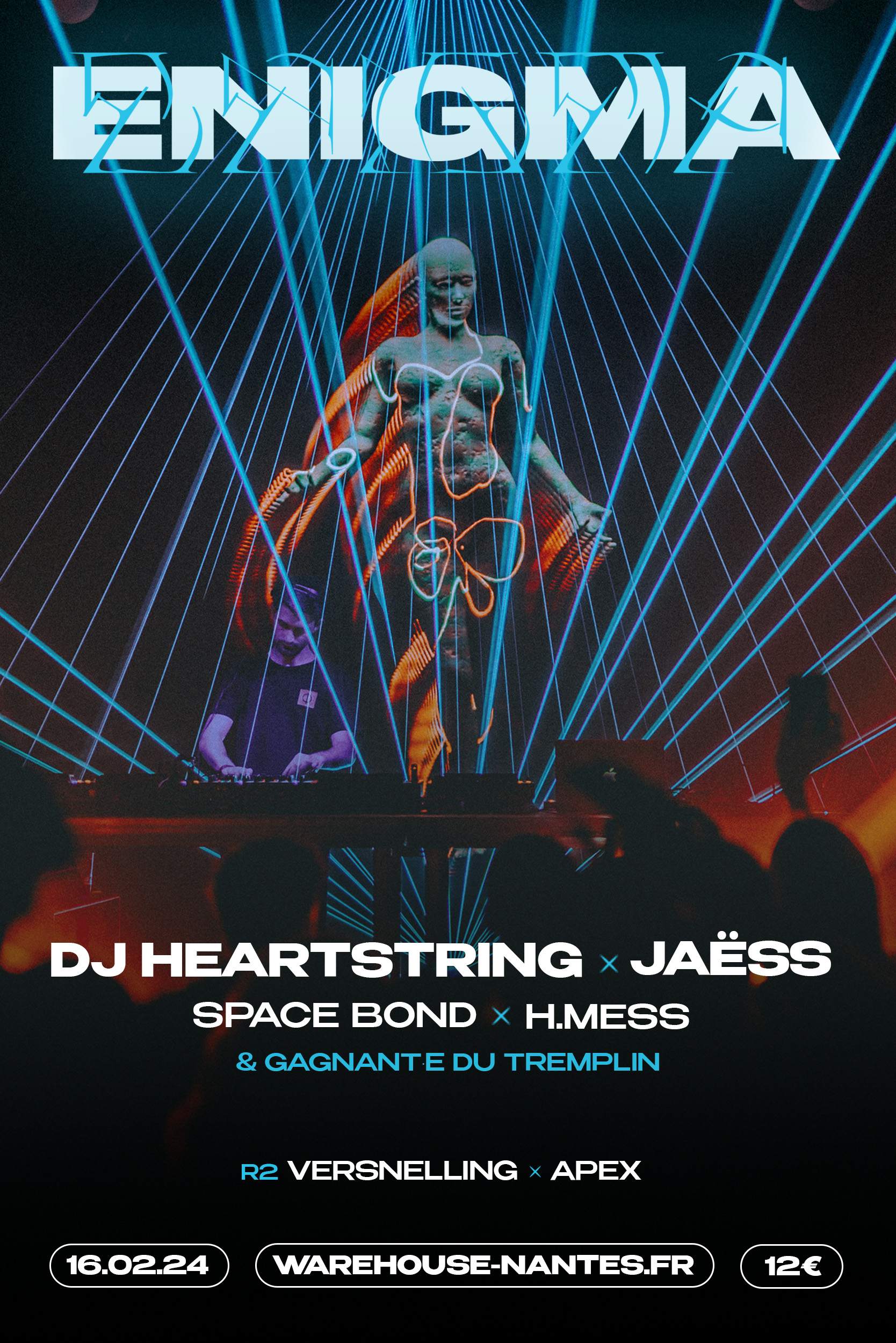 ENIGMA - DJ Heartstring, Jaëss, SPACE BOND, H.MESS + TREMPLIN at ...