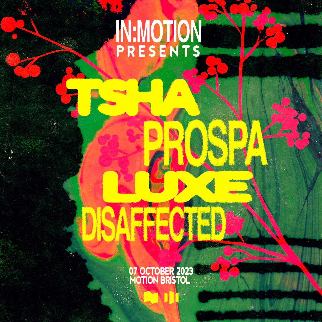 In:Motion: TSHA, Prospa, LUXE + Disaffected at Motion Bristol, Bristol
