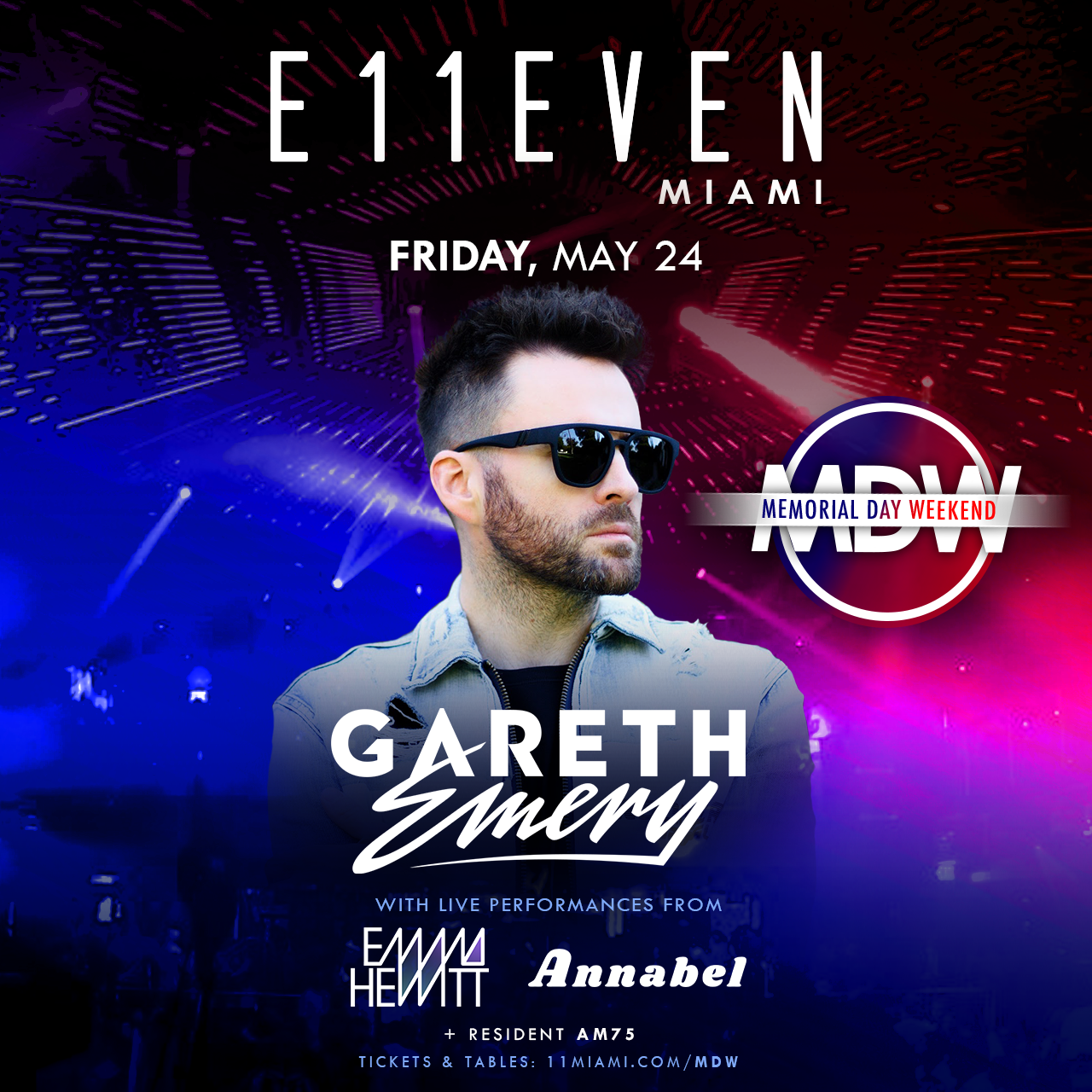 Gareth Emery at E11EVEN MIAMI & ROOFTOP, Miami