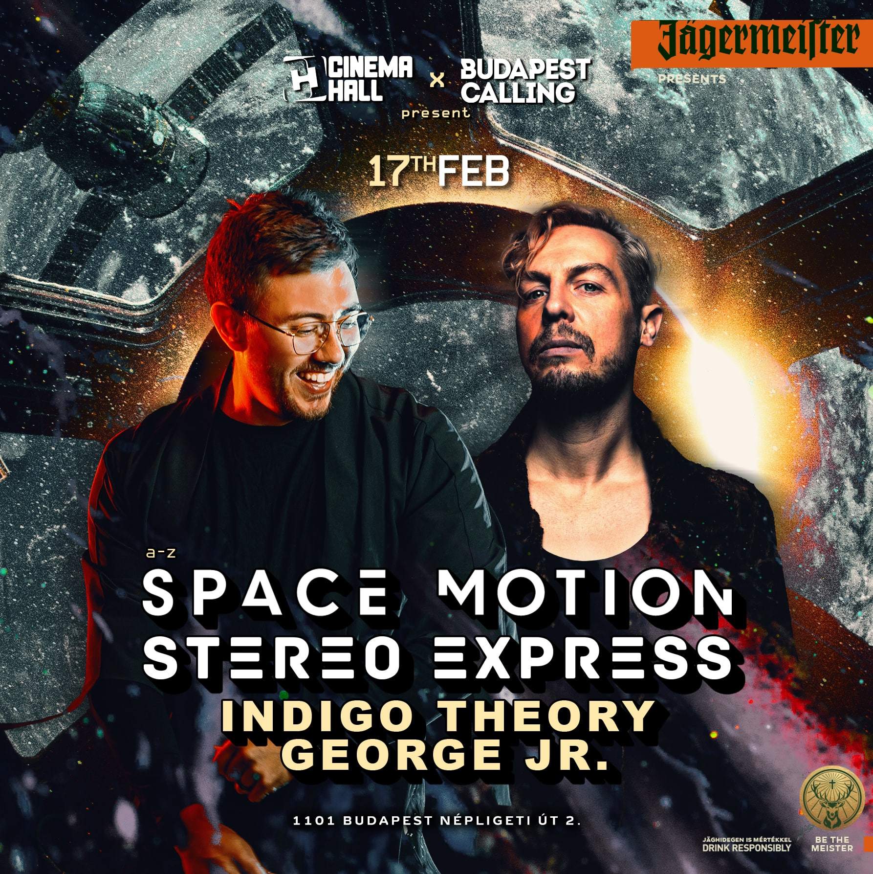Space Motion, Stereo Express at Cinema Hall, Budapest