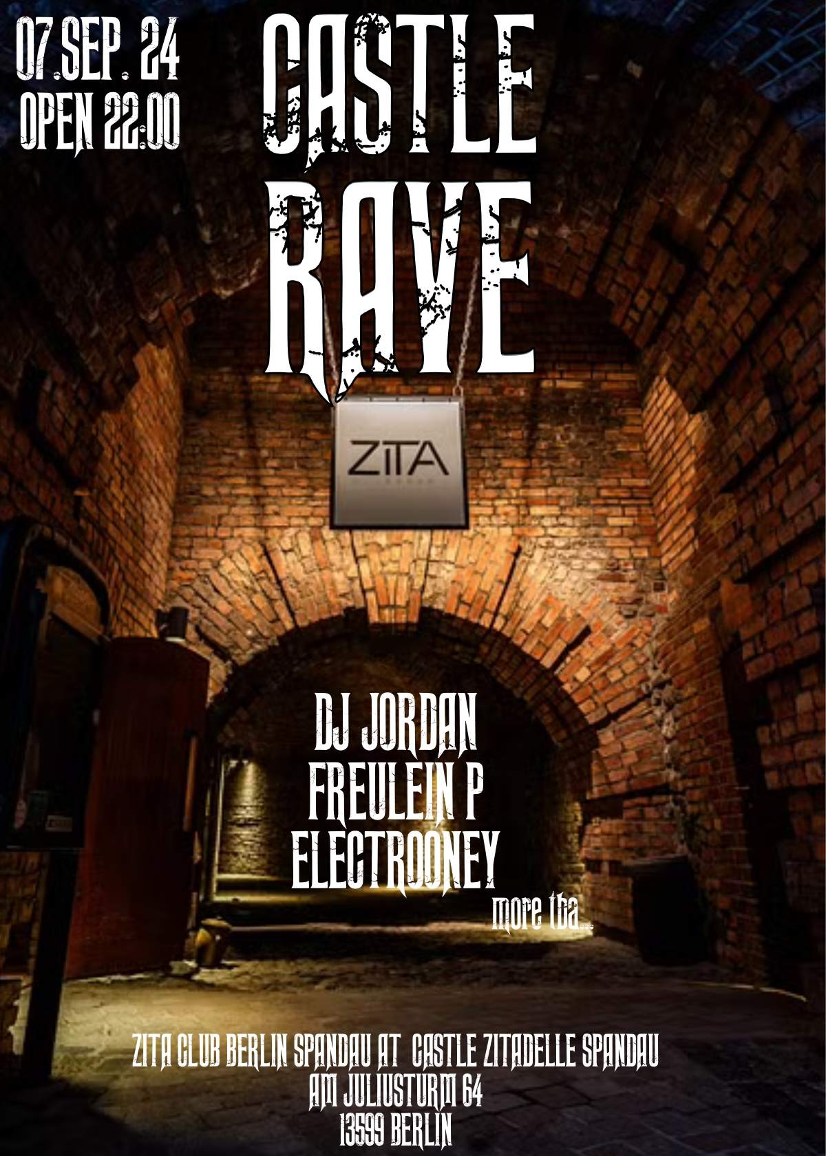 CASTLE RAVE BERLIN - Zitadelle Spandau at Zitadelle Spandau, Berlin ...