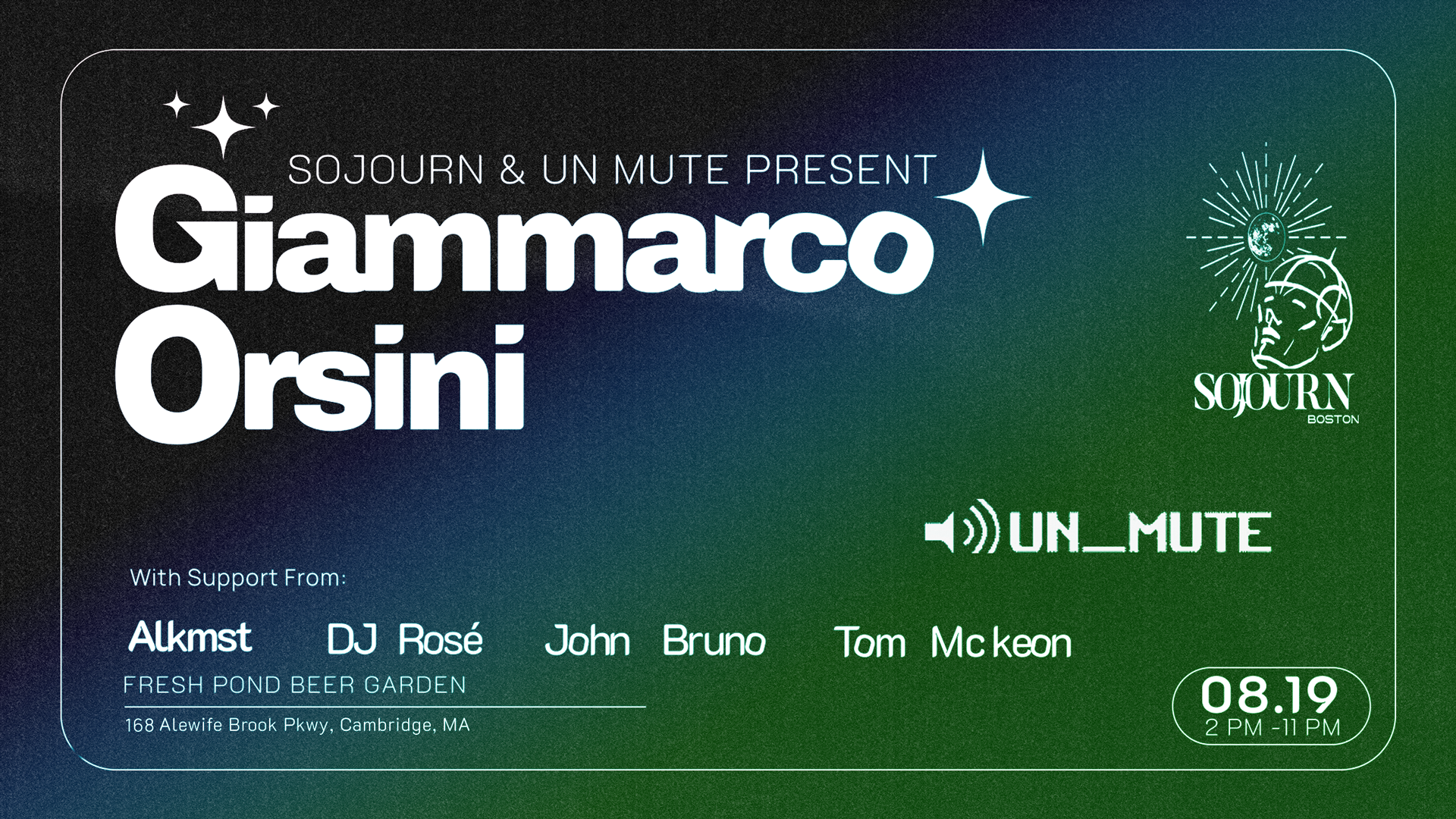 Un_mute x Sojourn All Day with Giammarco Orsini - Open Air em TBA ...