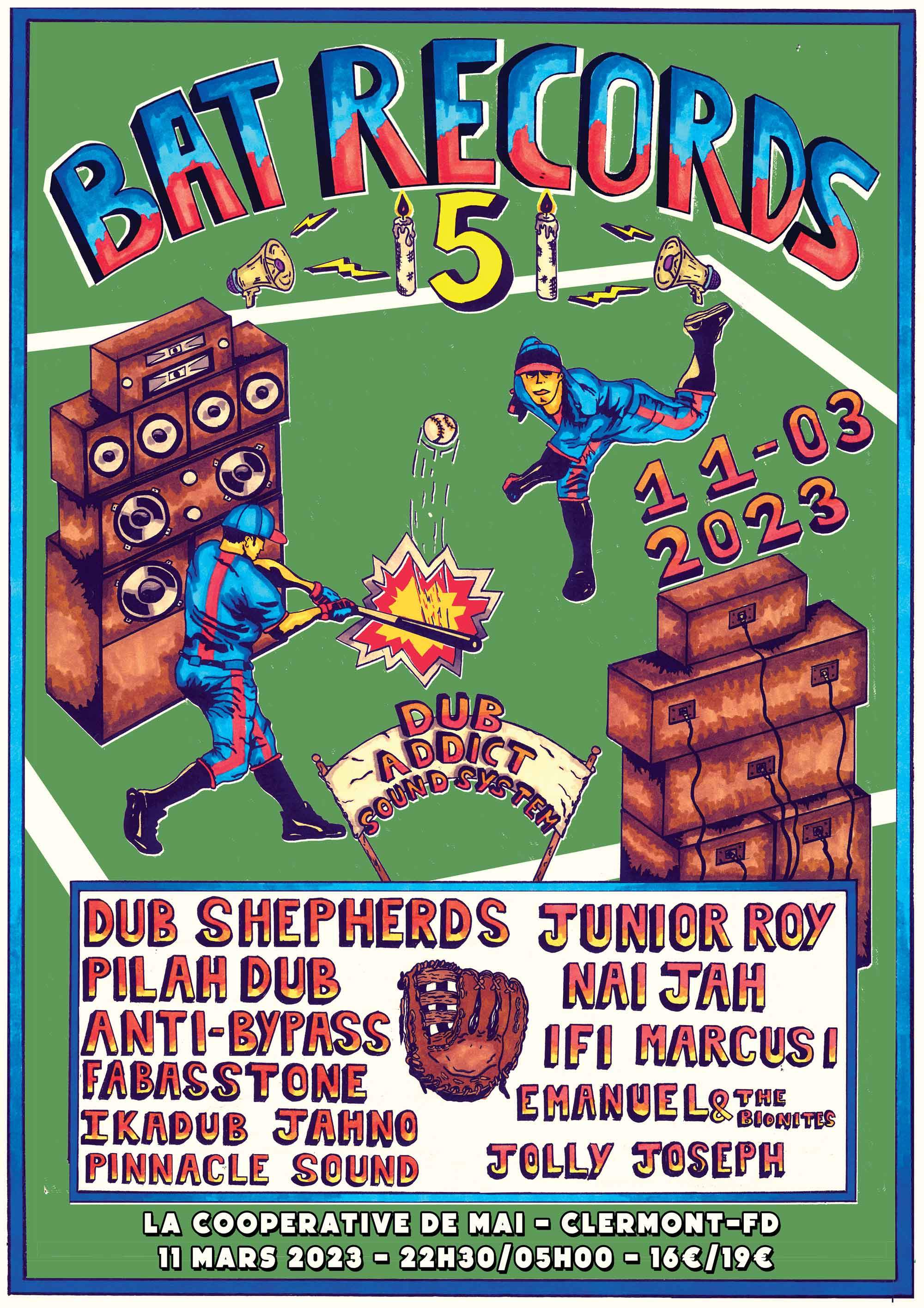 BAT Records - 5 Years of Dub at La Cooperative De Mai, Central
