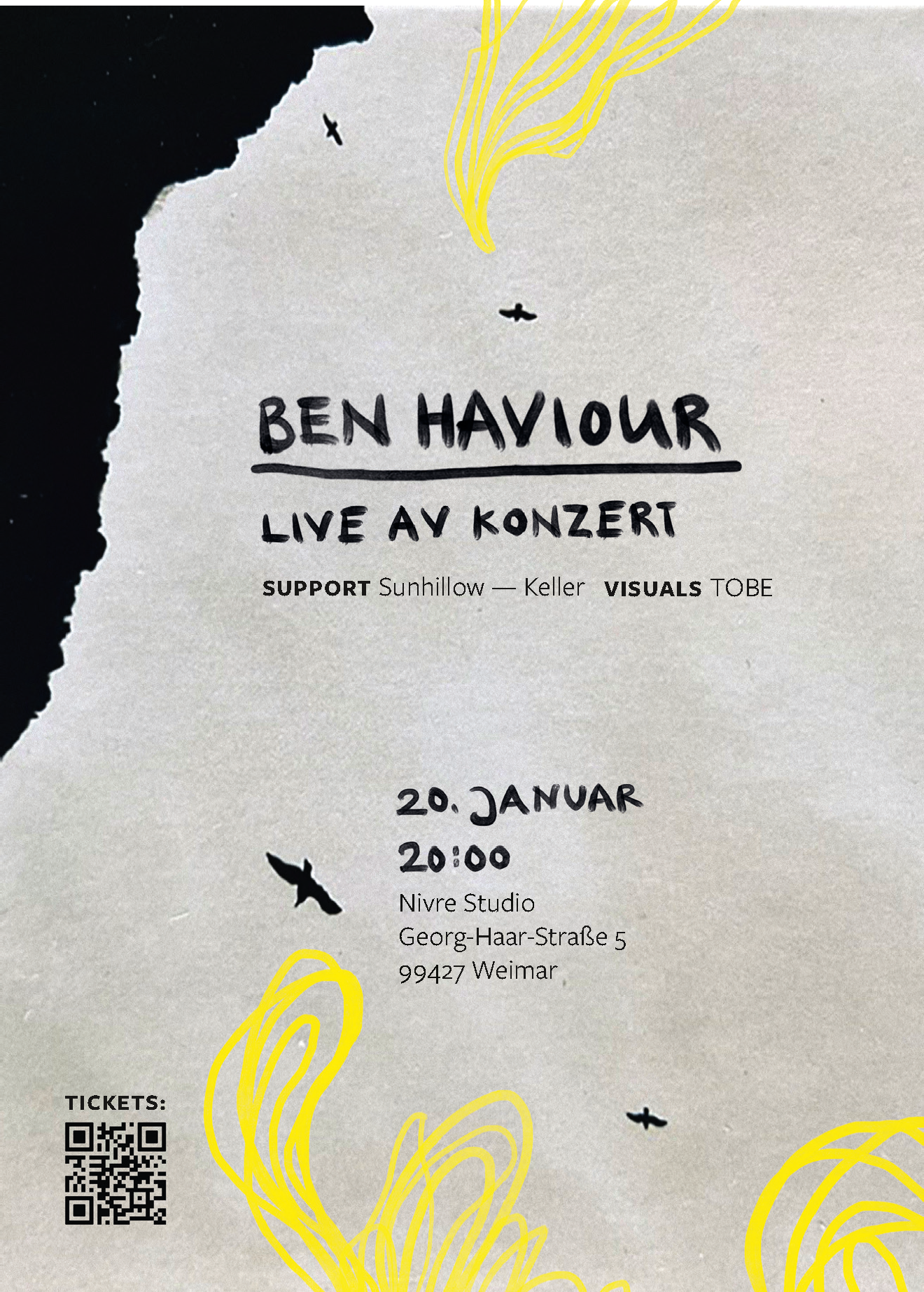 Ben Haviour Live AV Concert bei Nivre, Thüringen
