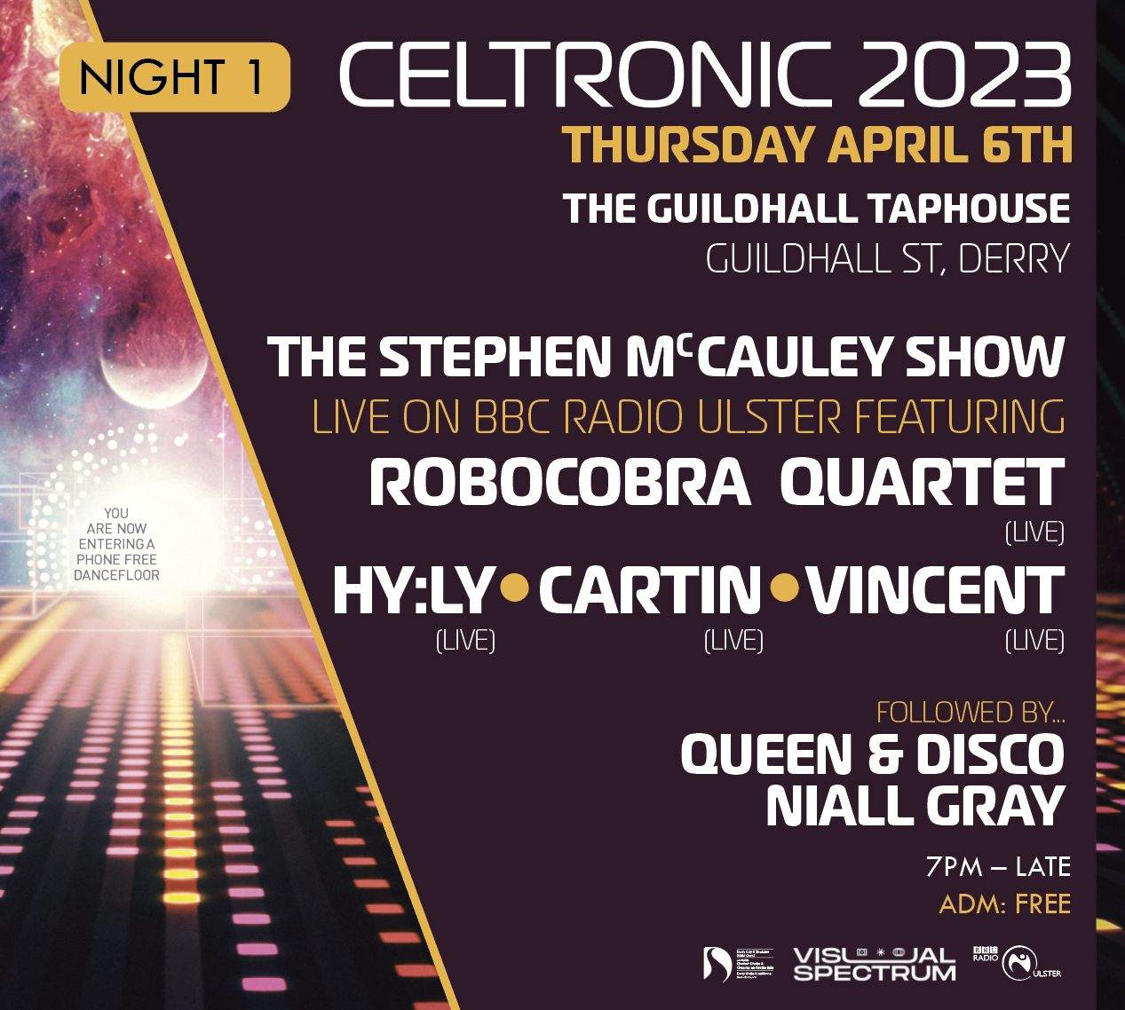 Celtronic bei Guildhall Taphouse, Northern Ireland