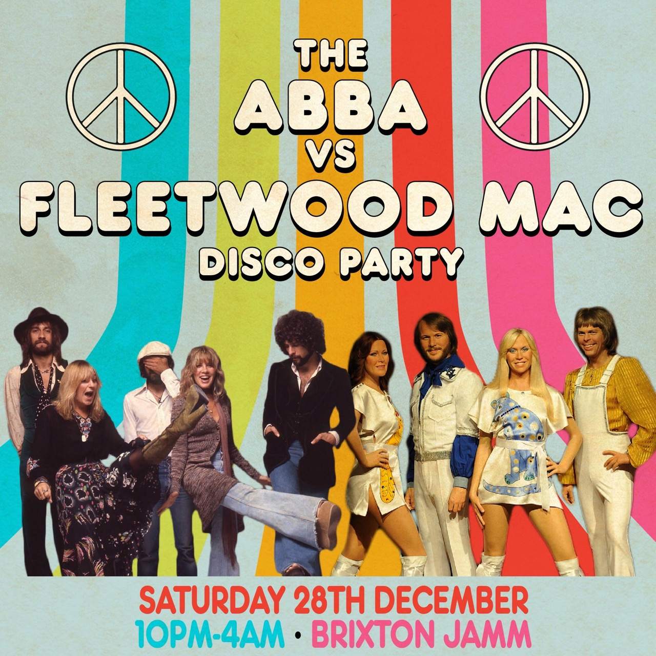 ABBA v Fleetwood Mac Disco Party at Brixton Jamm, London