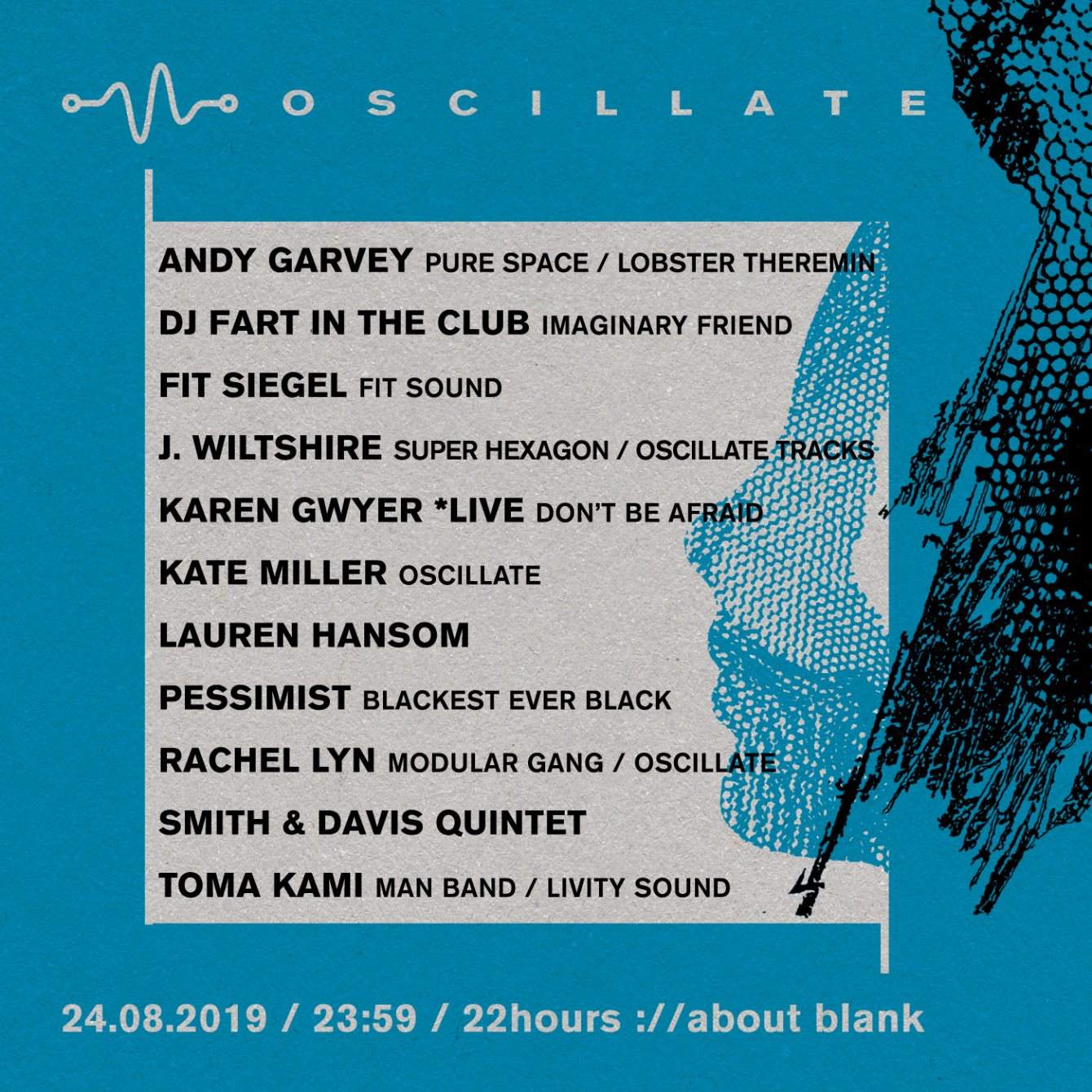 Oscillate Extended at ://about blank, Berlin