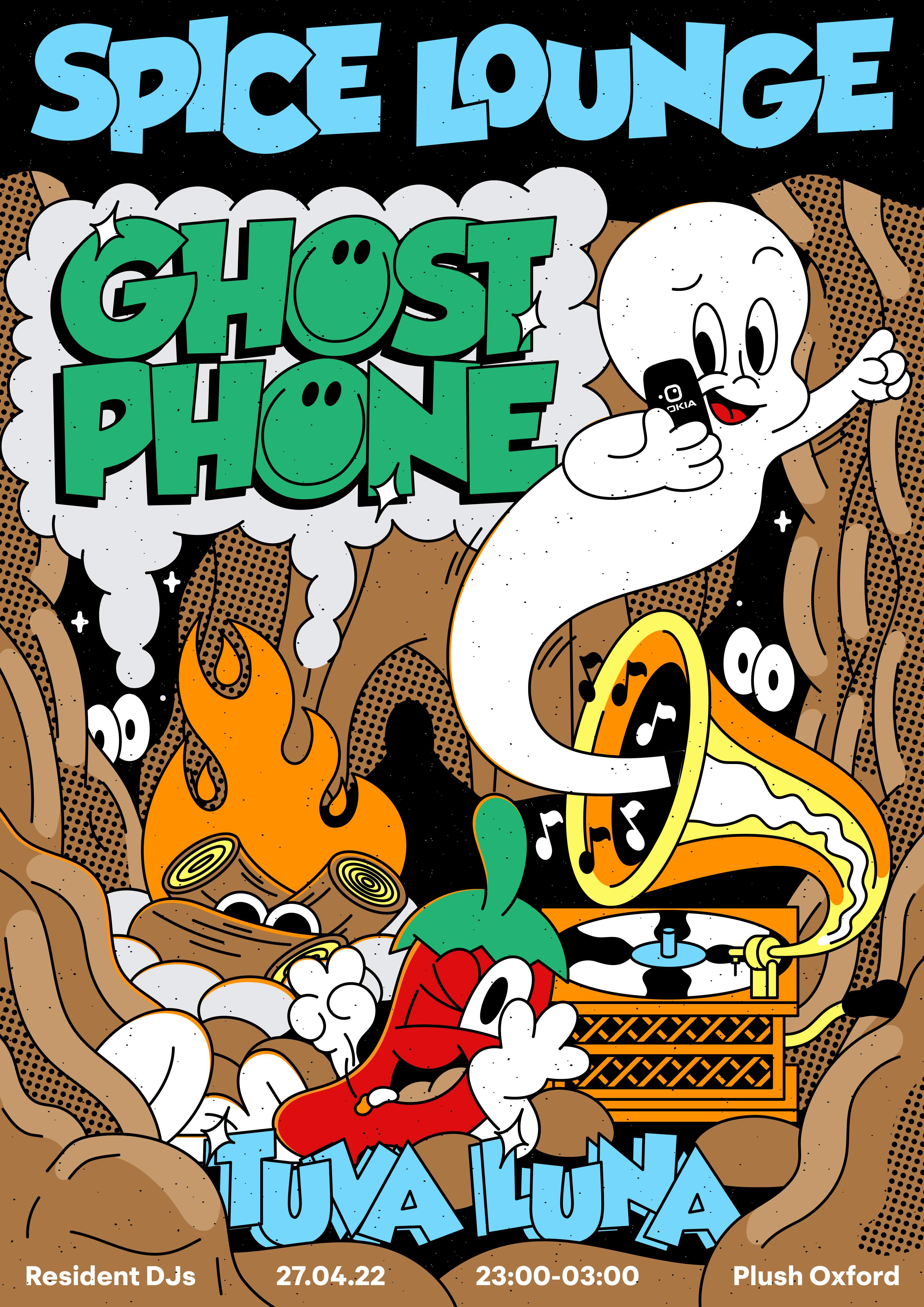 Spice Lounge presents// Ghost Phone, Tuva Luna at Plush Oxford, South ...