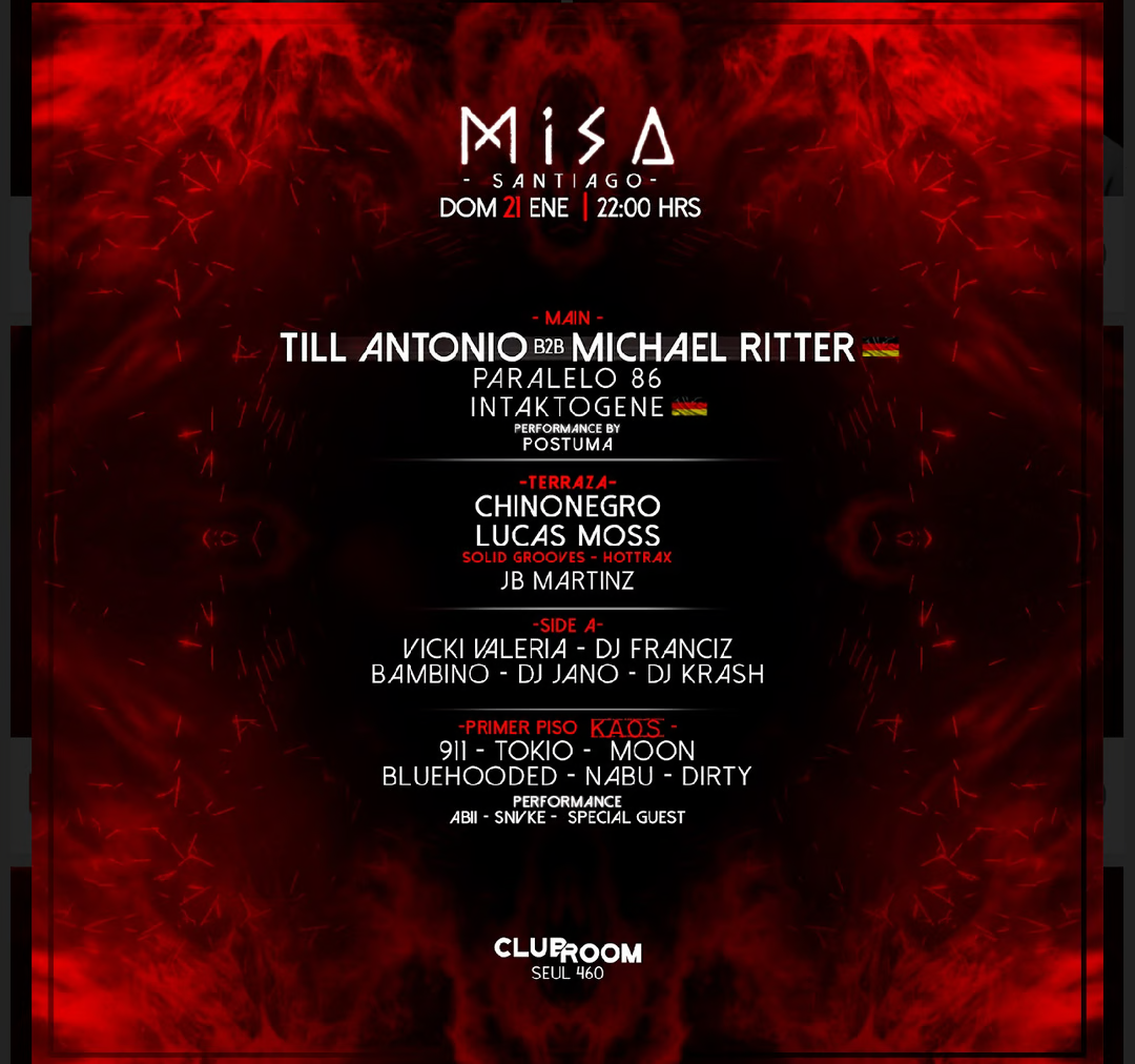 Misa Santiago with Till Antonio, Michael Ritter, Chinonegro ...