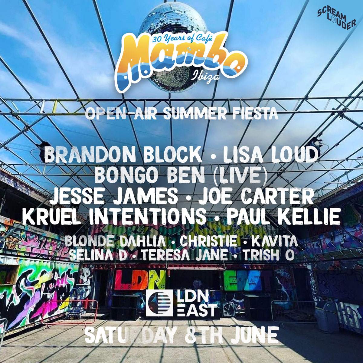 Cafe Mambo Ibiza Open Air Summer Fest at LDN East, London